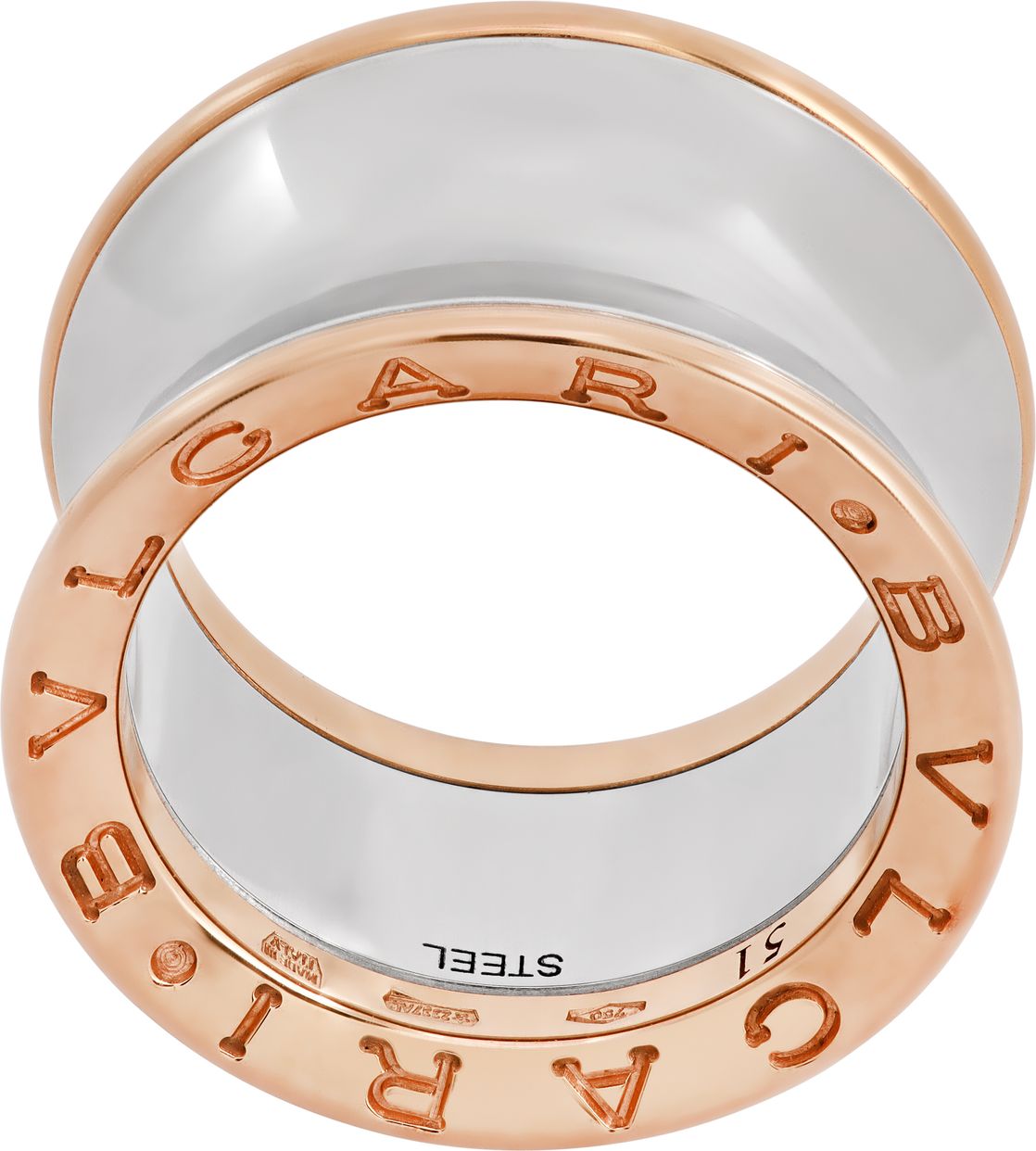 Bvlgari B.Zero 1 Anish Kapoor in 18k rose gold and stainless