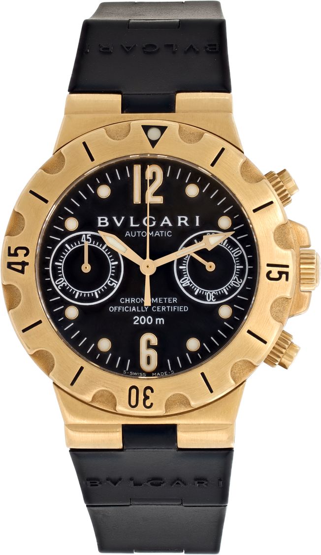 Used Bvlgari Diagono sc 38 g 18k 38mm auto watch | Gray & Sons