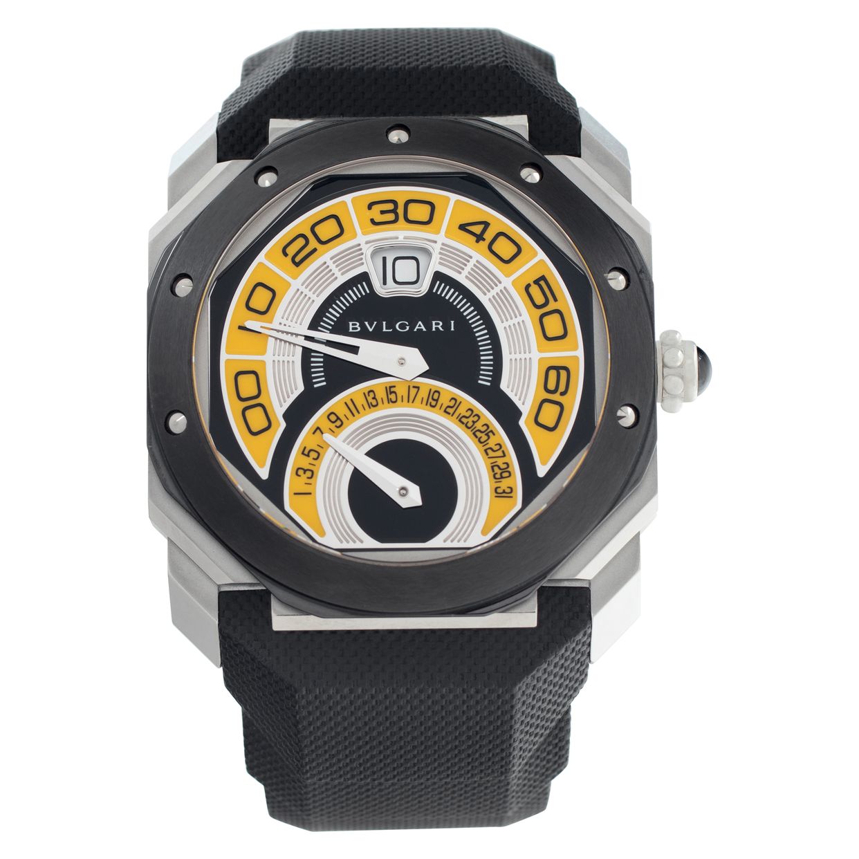 Used Bvlgari Octo Retrogradi obr.y.1c stainless steel 43mm a