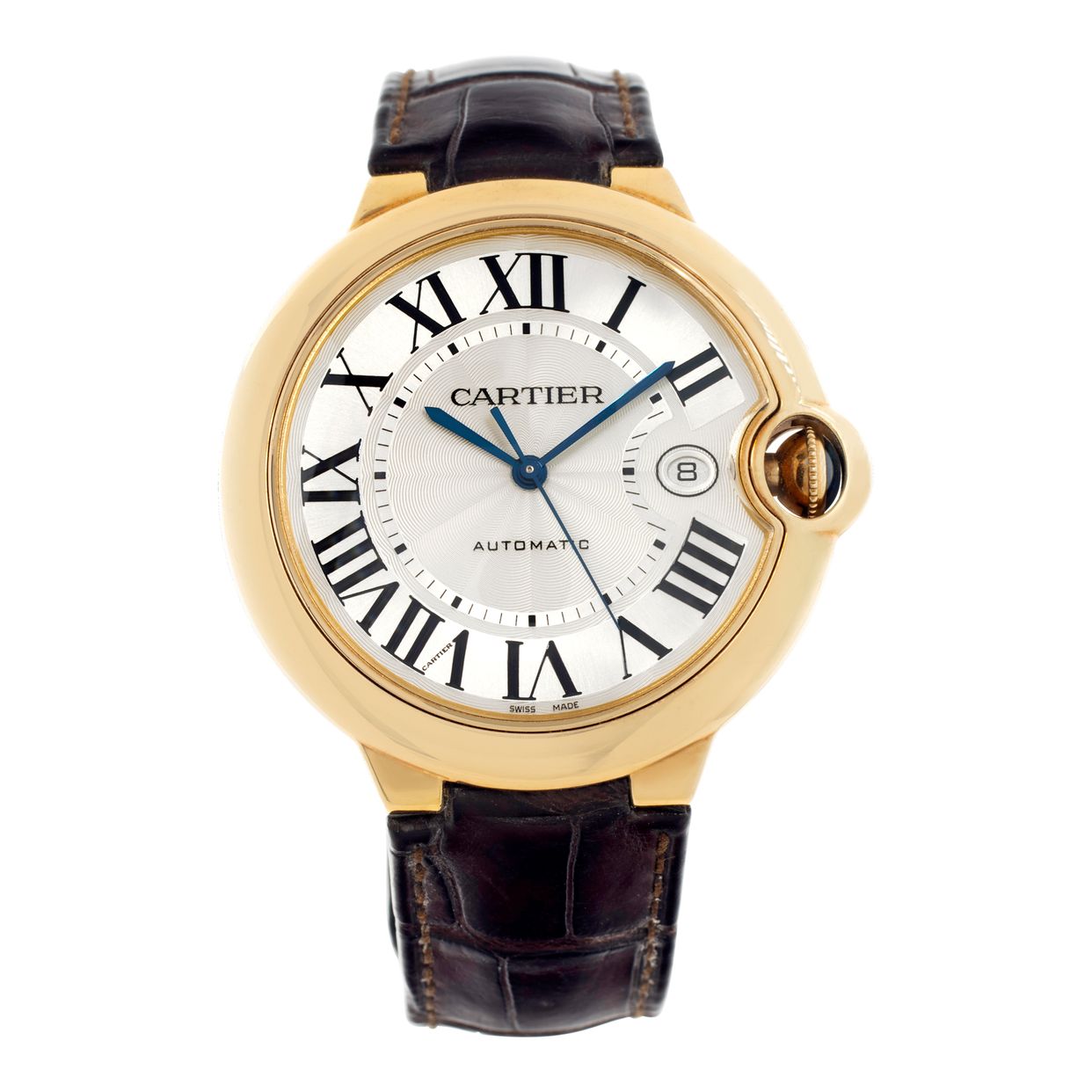 Used Cartier Ballon Bleu w6900551 18k Silver dial 42mm | Gray & Sons