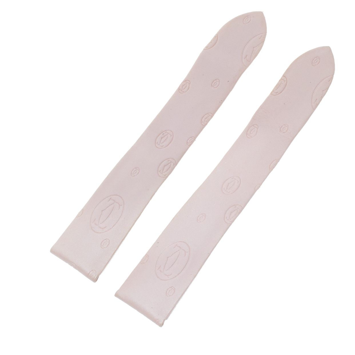 Cartier pale pink fabric strap (21x18) | Gray & Sons Jewelers