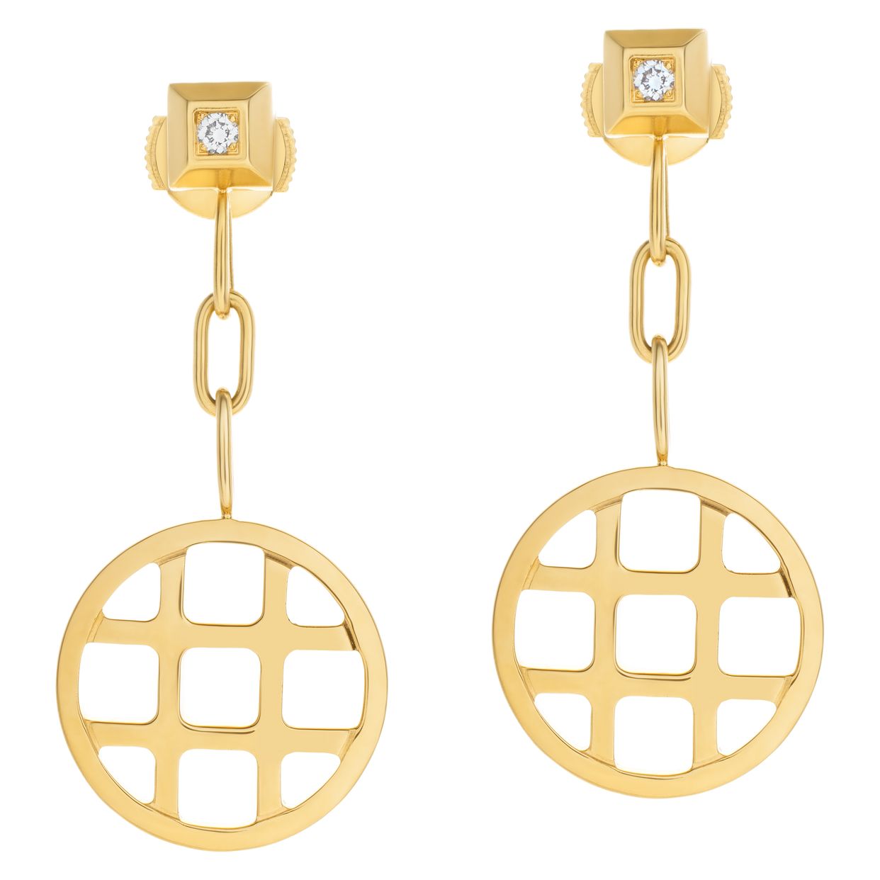 Cartier "Pasha De" diamond earrings | Gray & Sons Jewelers