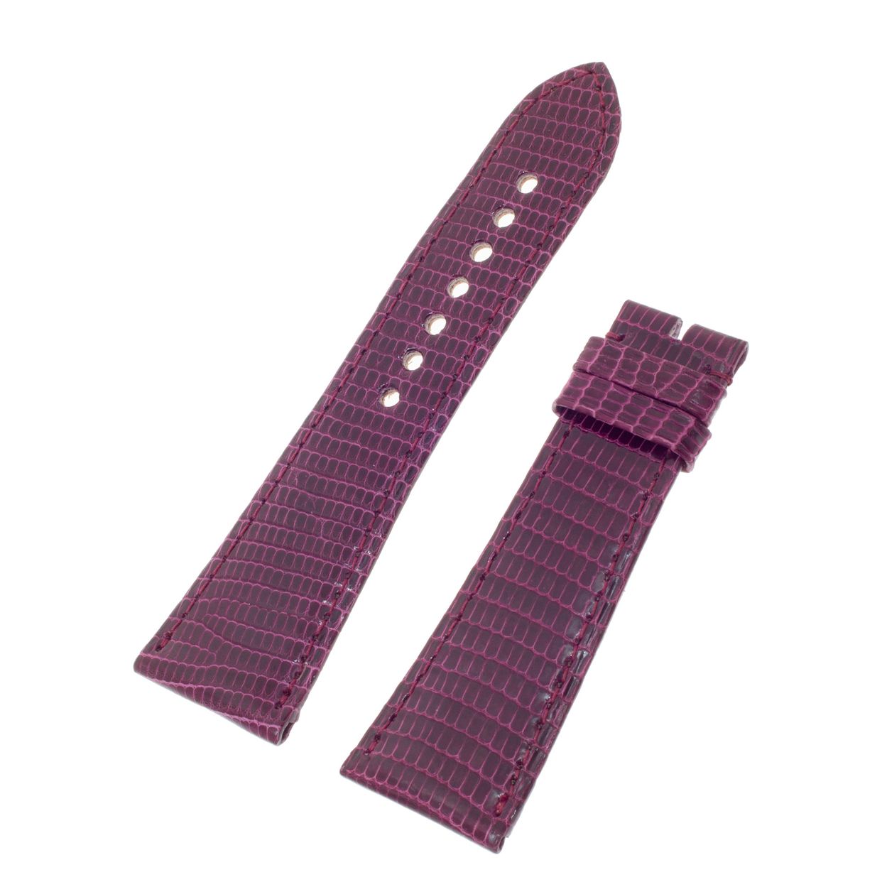 Cartier purple lizard strap (24mm x 19mm) | Gray & Sons Jewelers