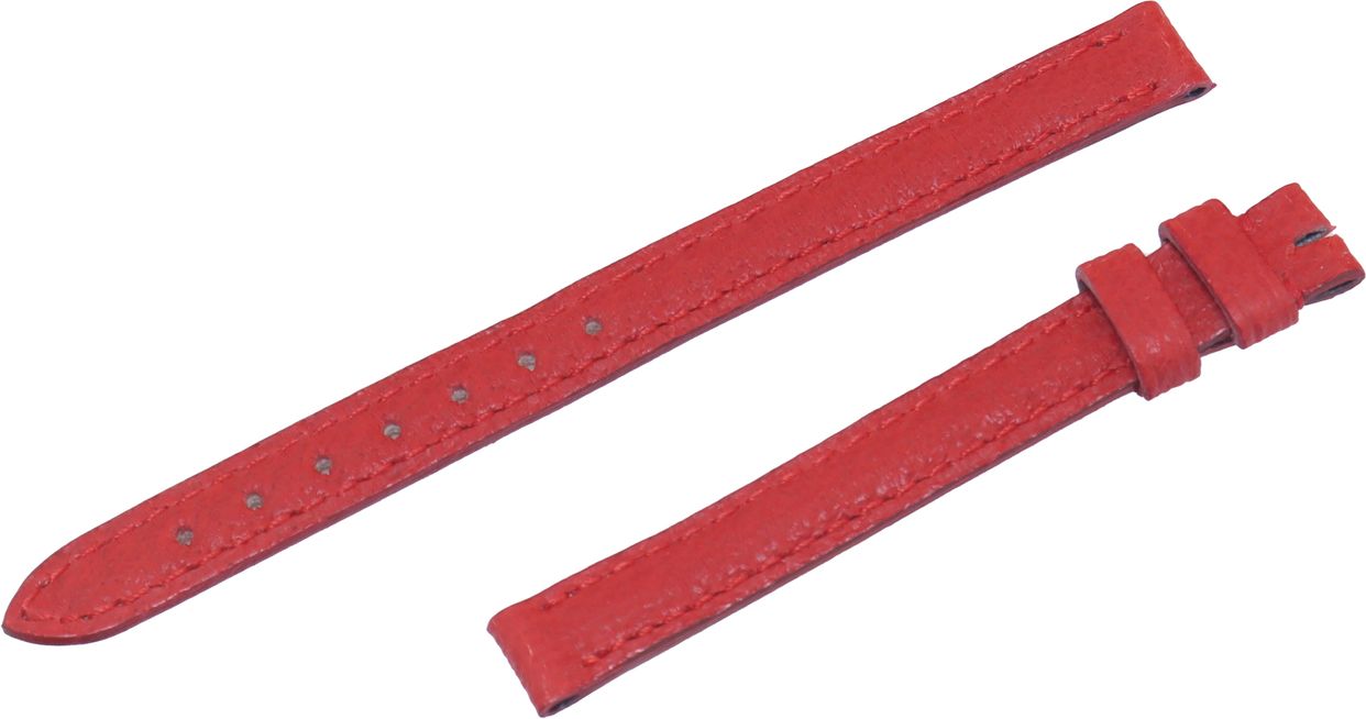 Cartier red calf skin strap (9mm x 10mm) N517022 | Gray & Sons