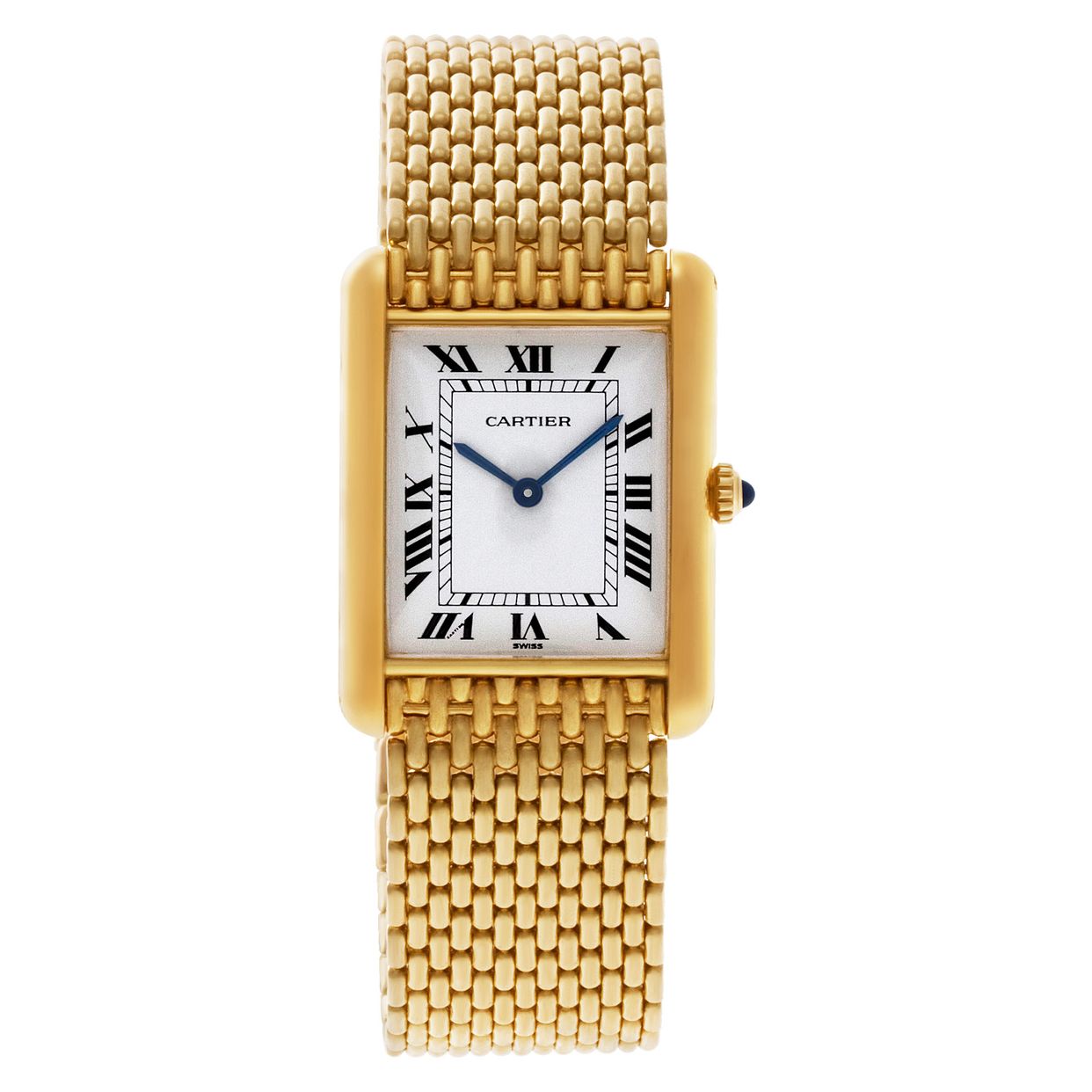 Pre-owned Cartier Tank 18k mm Quartz watch | Gray & Sons Jewelers