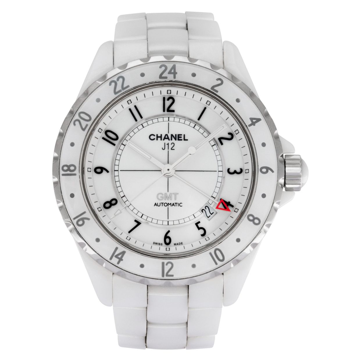 Pre-owned Chanel J12 H2126 ceramic 42mm auto watch | Gray & Sons