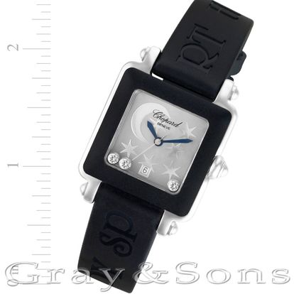 Pre-owned Chopard Be Happy 2 27/8896-401 stainless steel