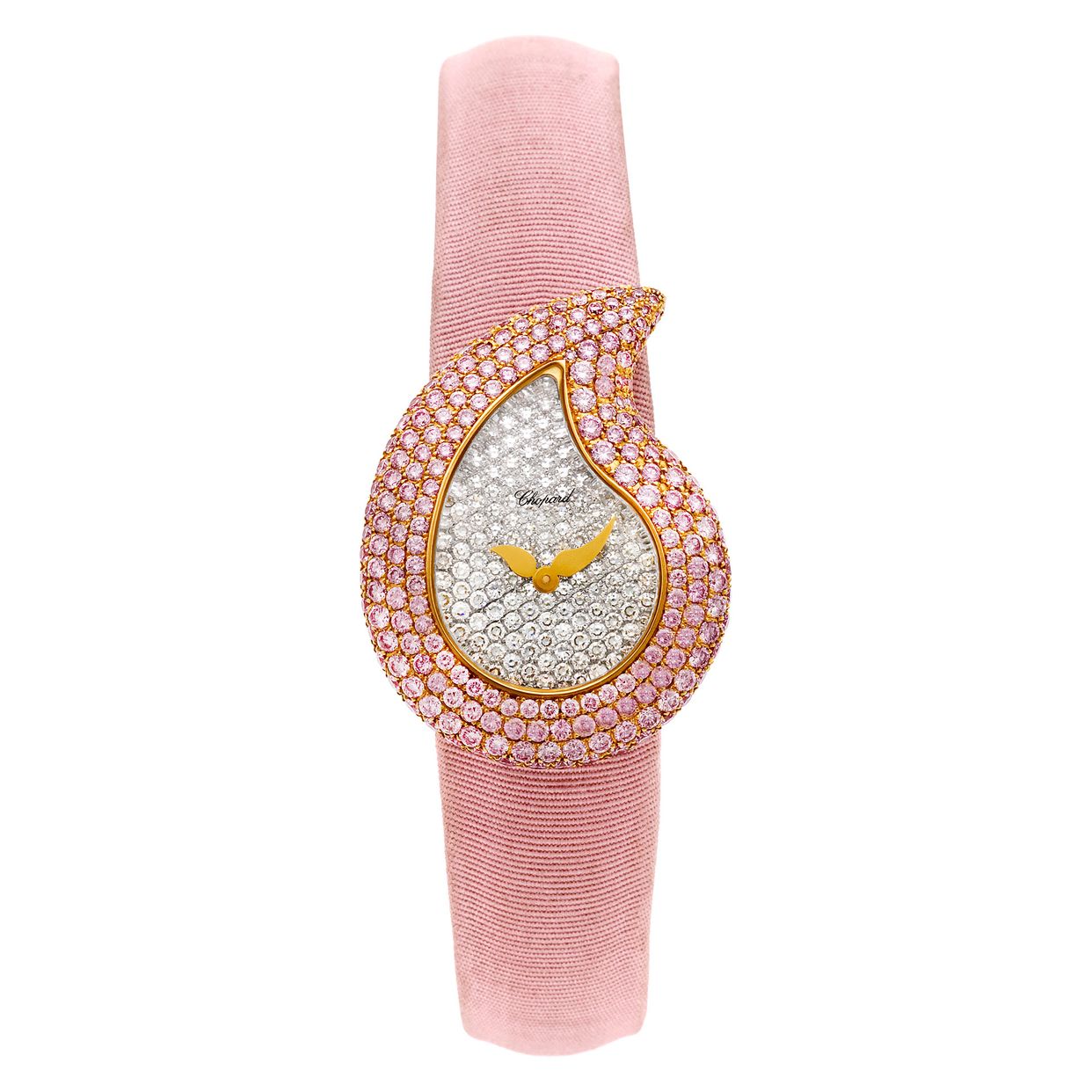 Pre-owned Chopard casmir 452/1 18k white and pink gold 31mm