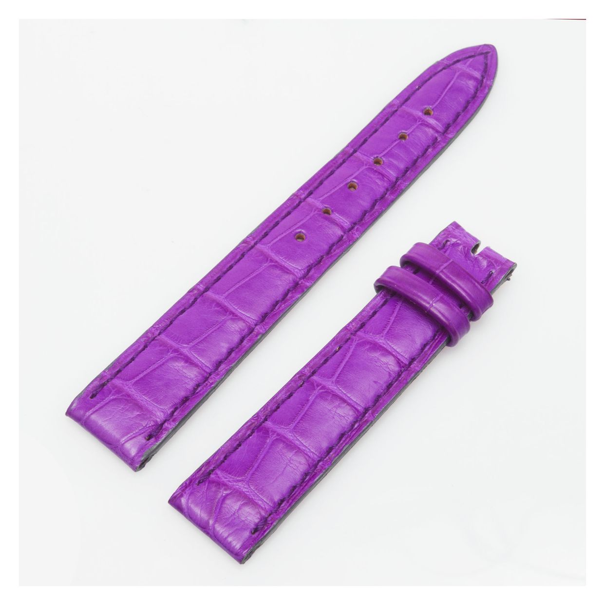 Chopard lilac color alligator strap (16mm x 13mm) | Gray & Sons