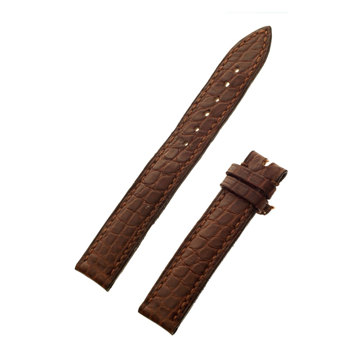Corum brown crocodile strap (14mm x 14mm) | Gray & Sons Jewelers