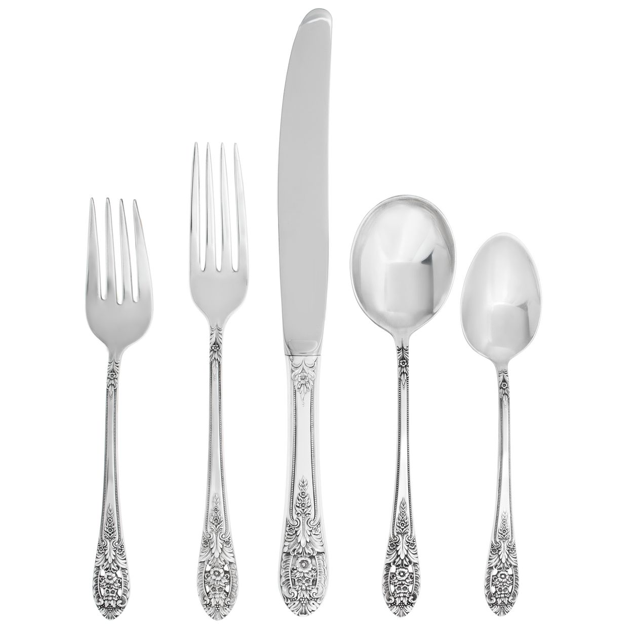 CROWN PRINCESS sterling silver flatware patented in 1949 by