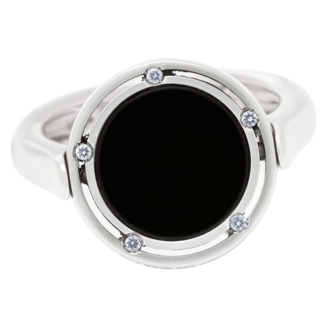 Damiani by Brad Pitt 18k white gold ring | Gray & Sons Jewelers