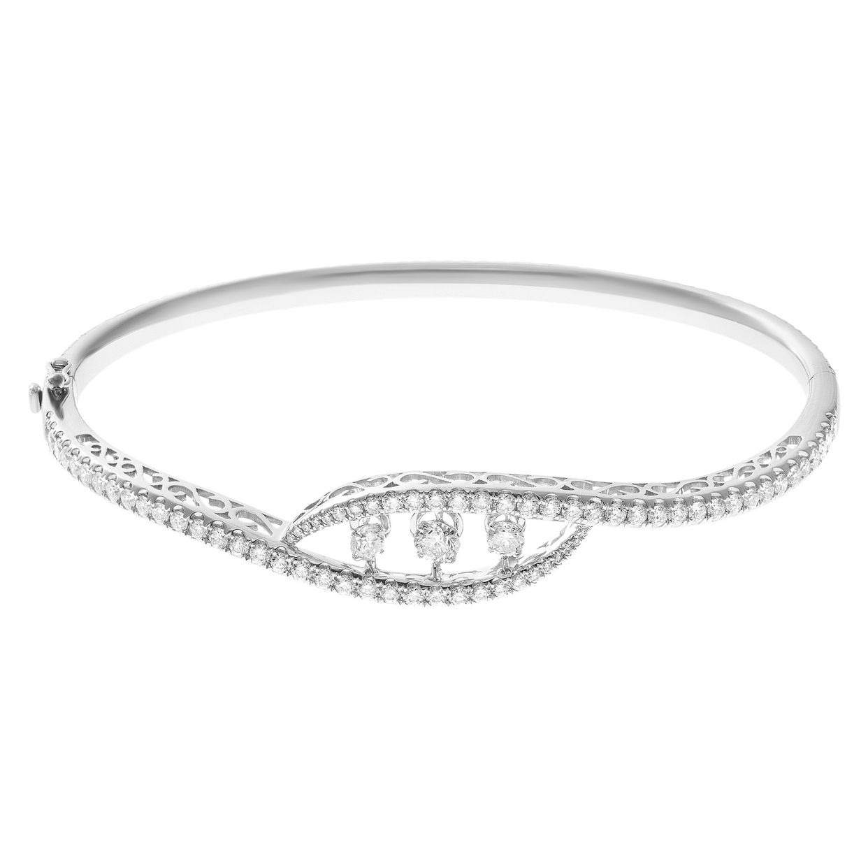 "Dancing diamonds" stunning eternity diamond bangle | Gray & Sons