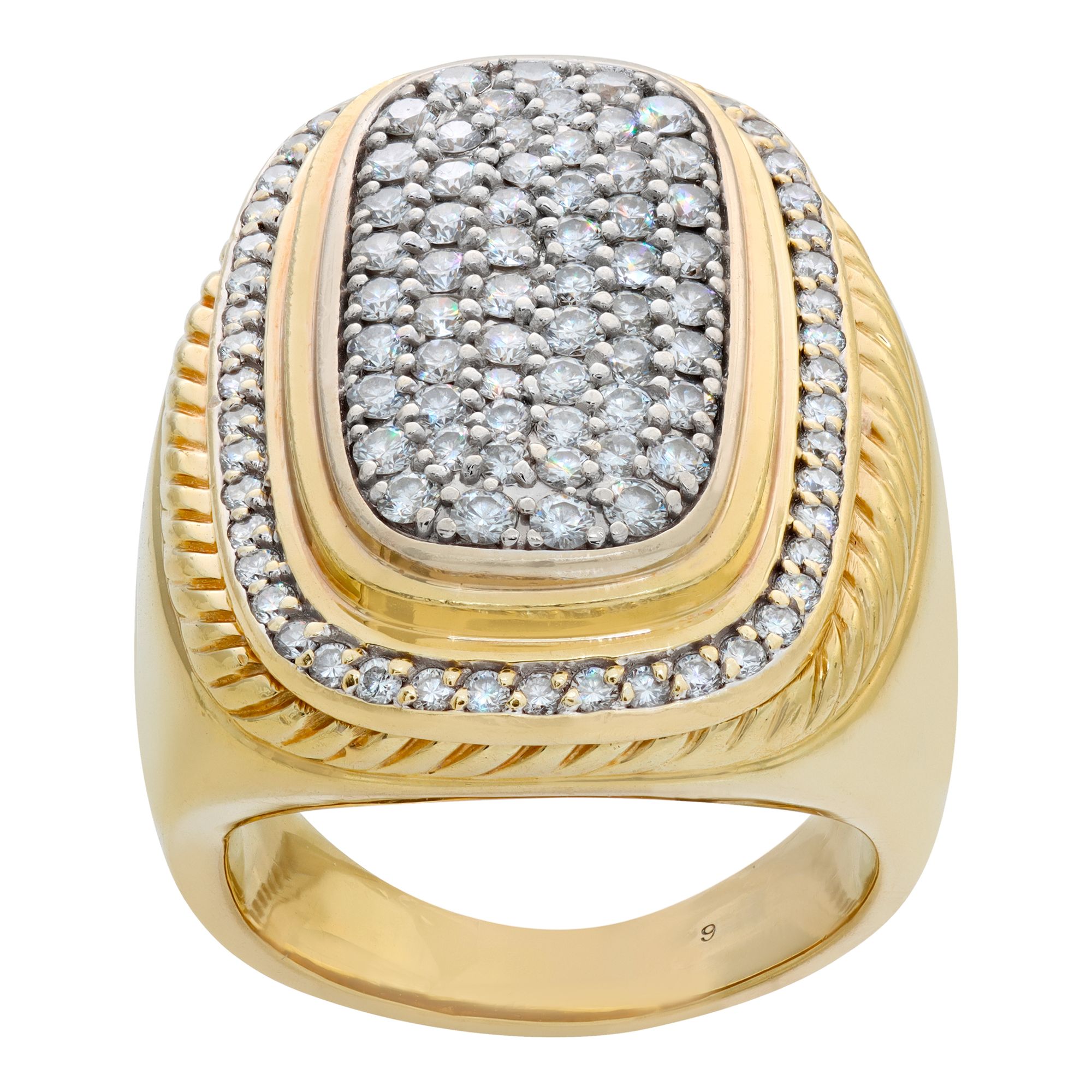David yurman gold diamond ring store