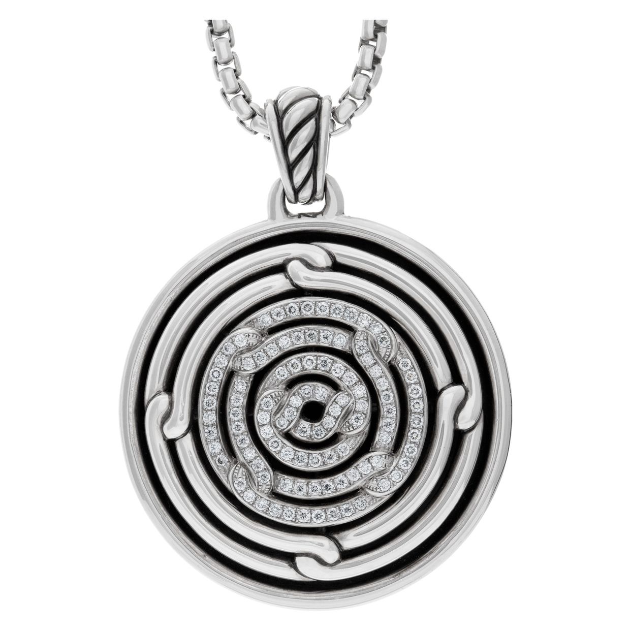 David Yurman Labyrinth Diamond Pendant Necklace | Gray & Sons Jewelers