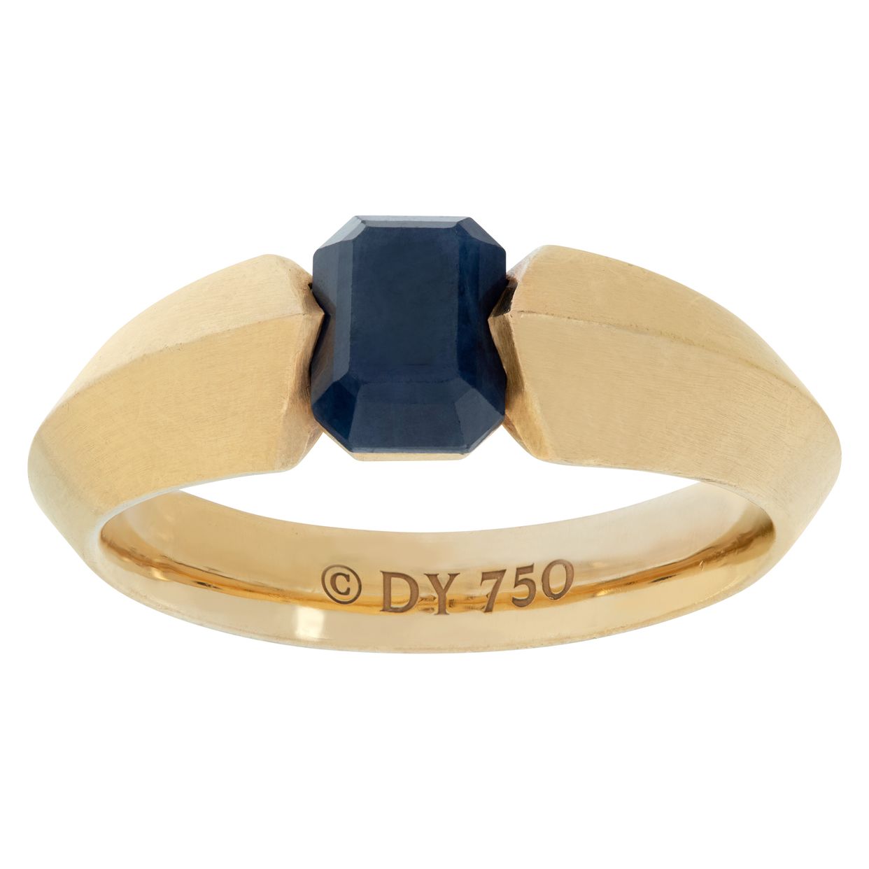 David Yurman Roman Band sapphire ring in 18k | Gray & Sons Jewelers