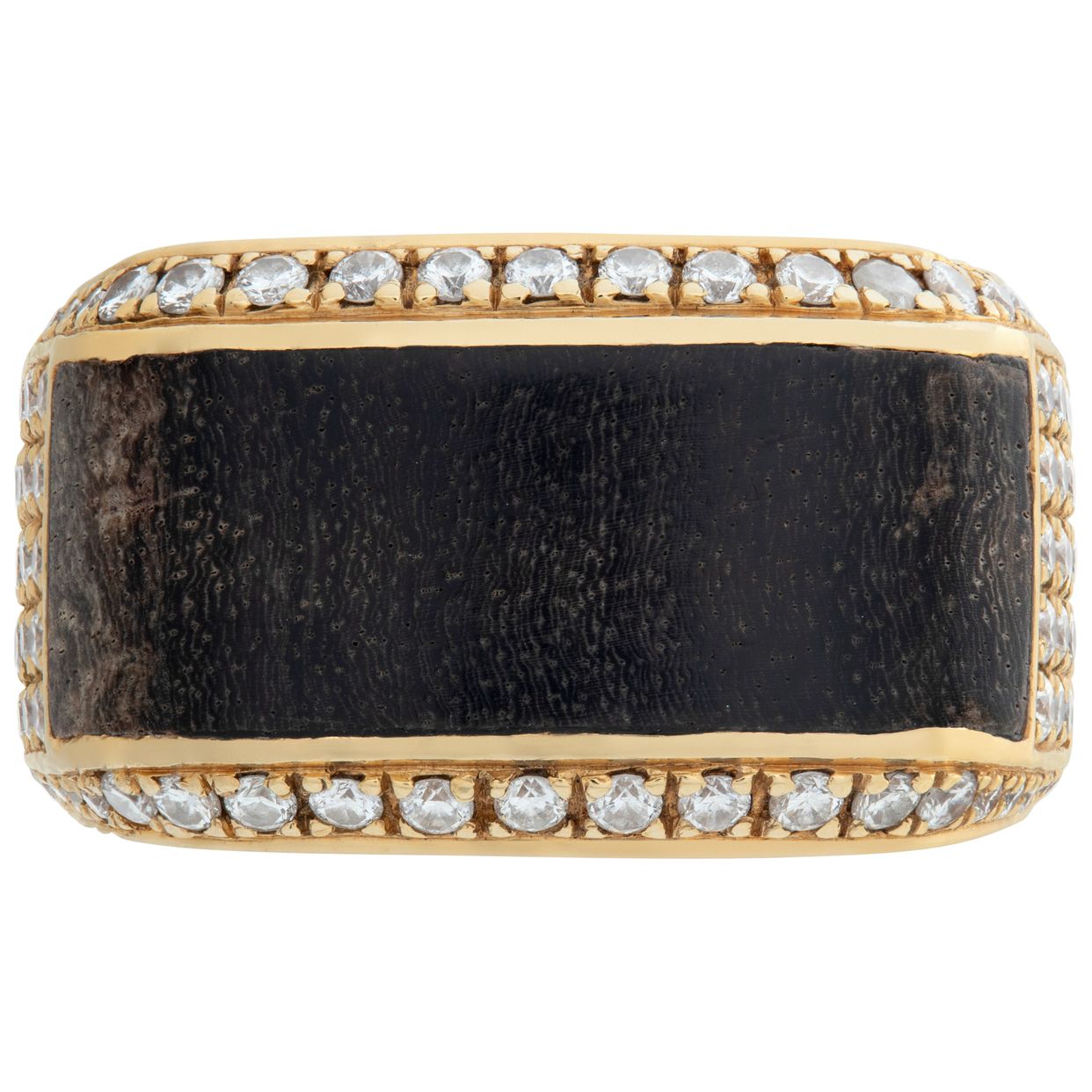 Di Modolo Milano ring in 18k yellow gold with Pave Diamonds