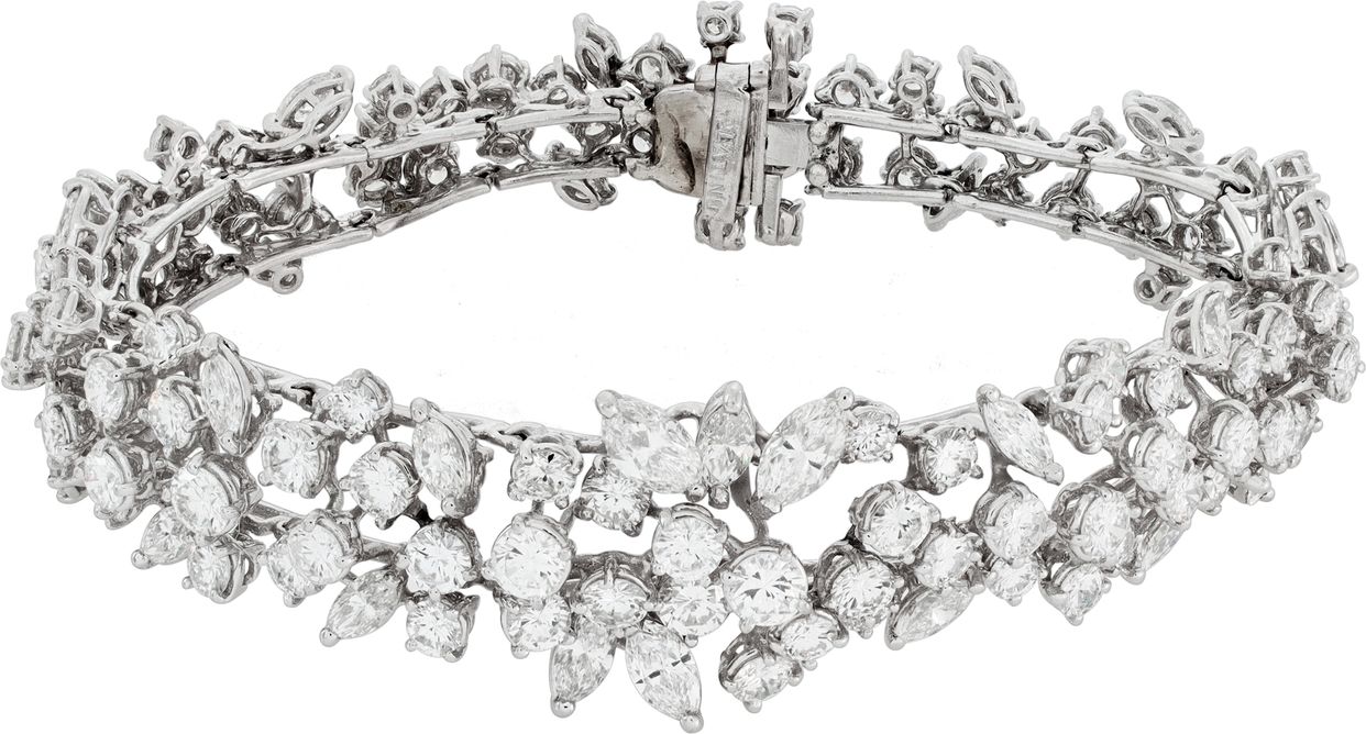 Diamond bracelet in platinum S521375 | Gray & Sons Jewelers