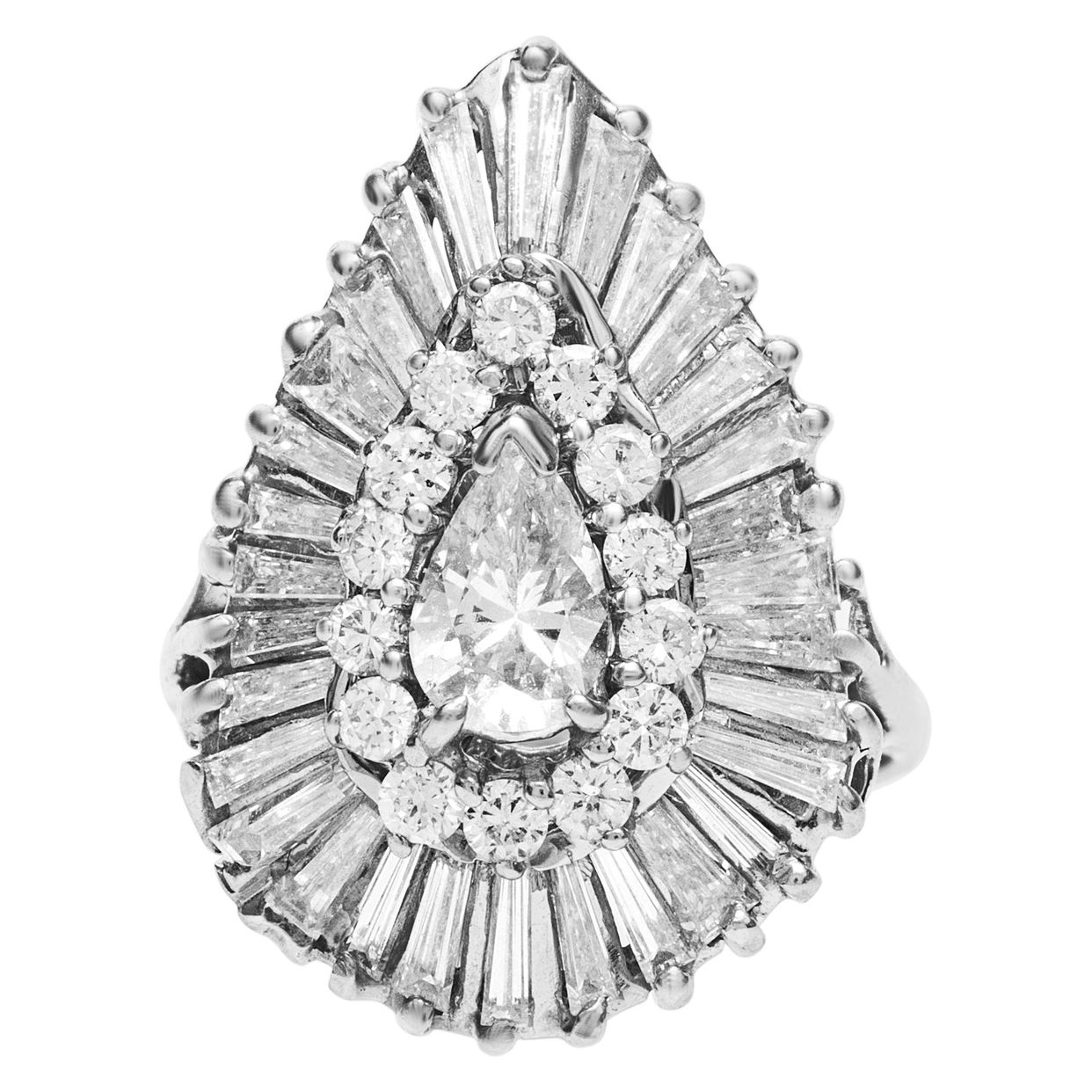 Diamond classic Ballerina ring | Gray & Sons Jewelers