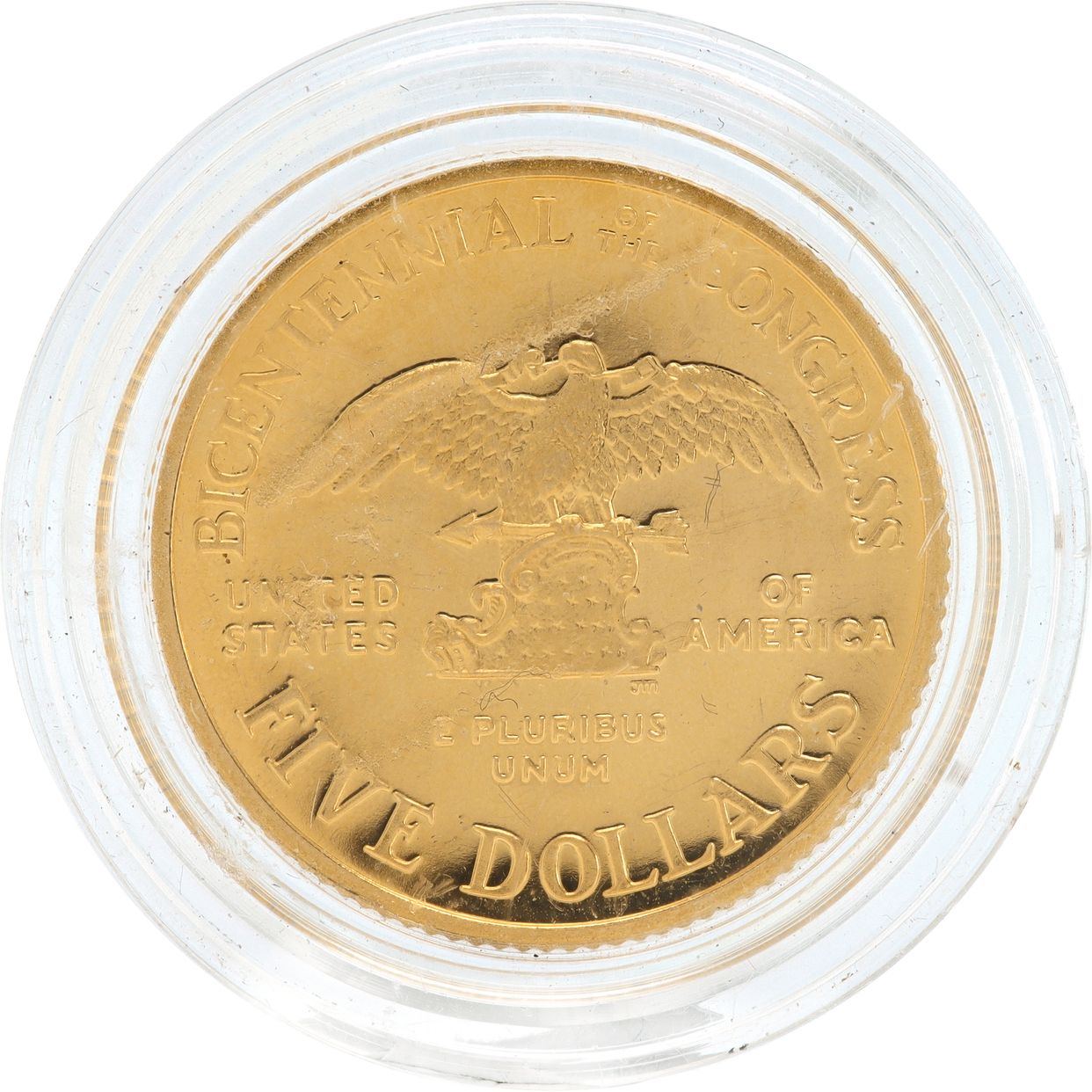 $5 Congress Bicentennial 1/4 oz Gold Coin | Gray & Sons Jewelers