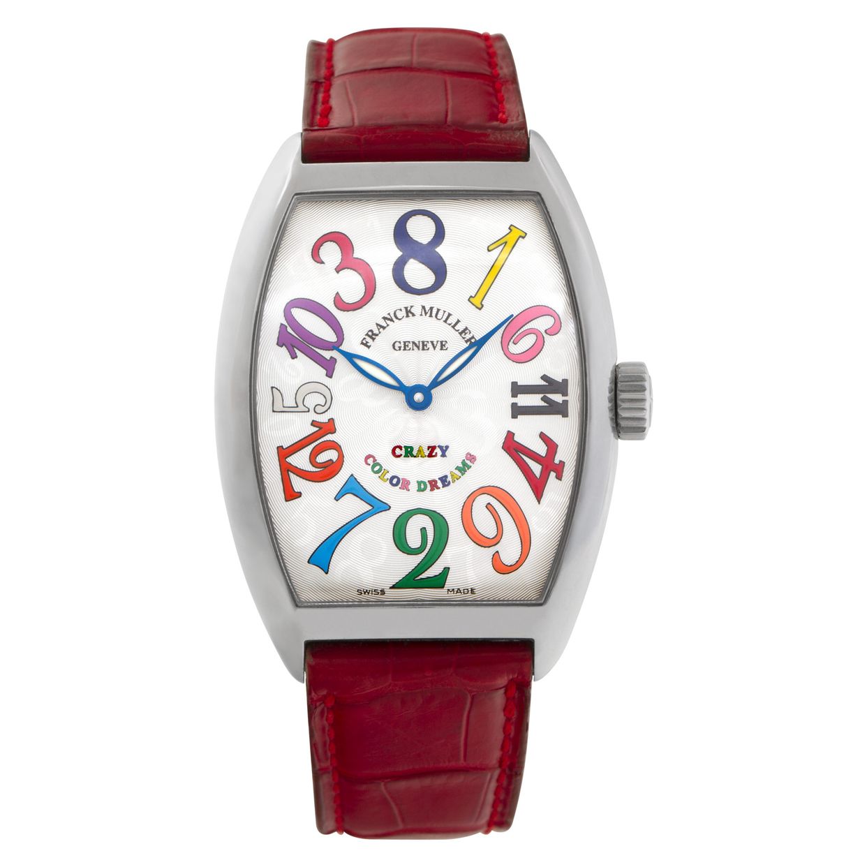 Preowned Franck Muller Crazy Hour 7851 CH stainless steel