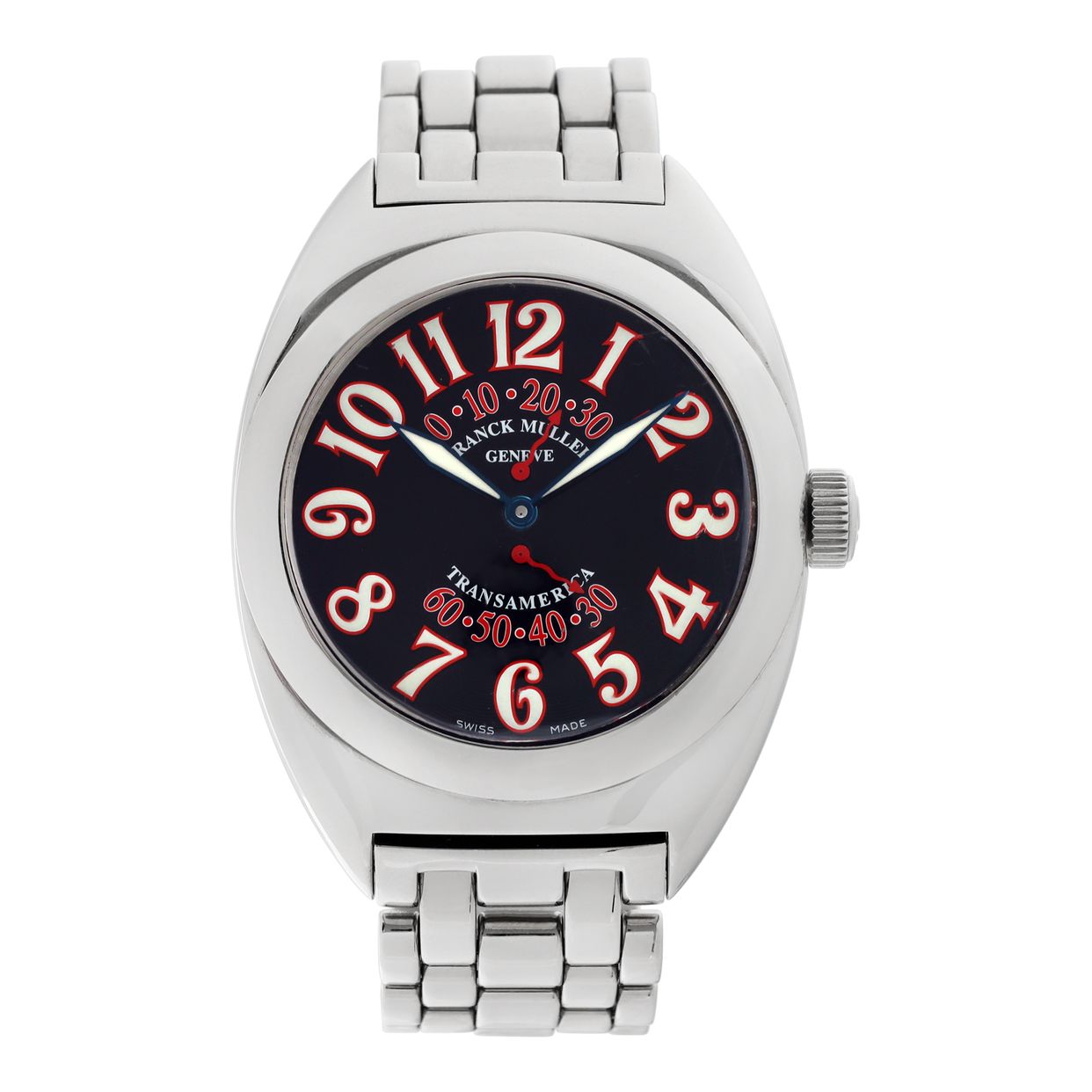 Used Franck Muller Transamerica 2000SR stainless steel 40mm