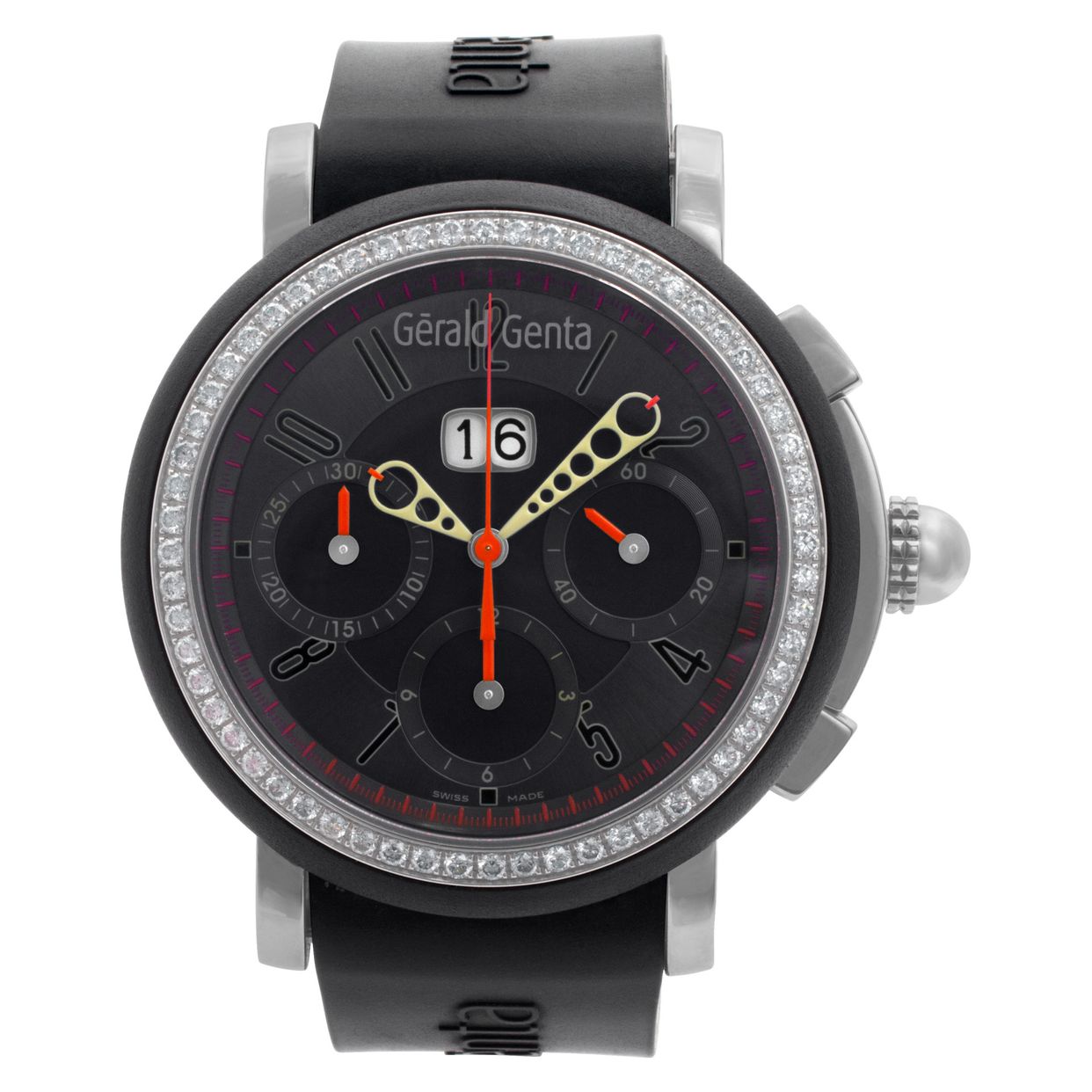 Used Gerald Genta Sportster Chronograph CHS.X.10 stainless