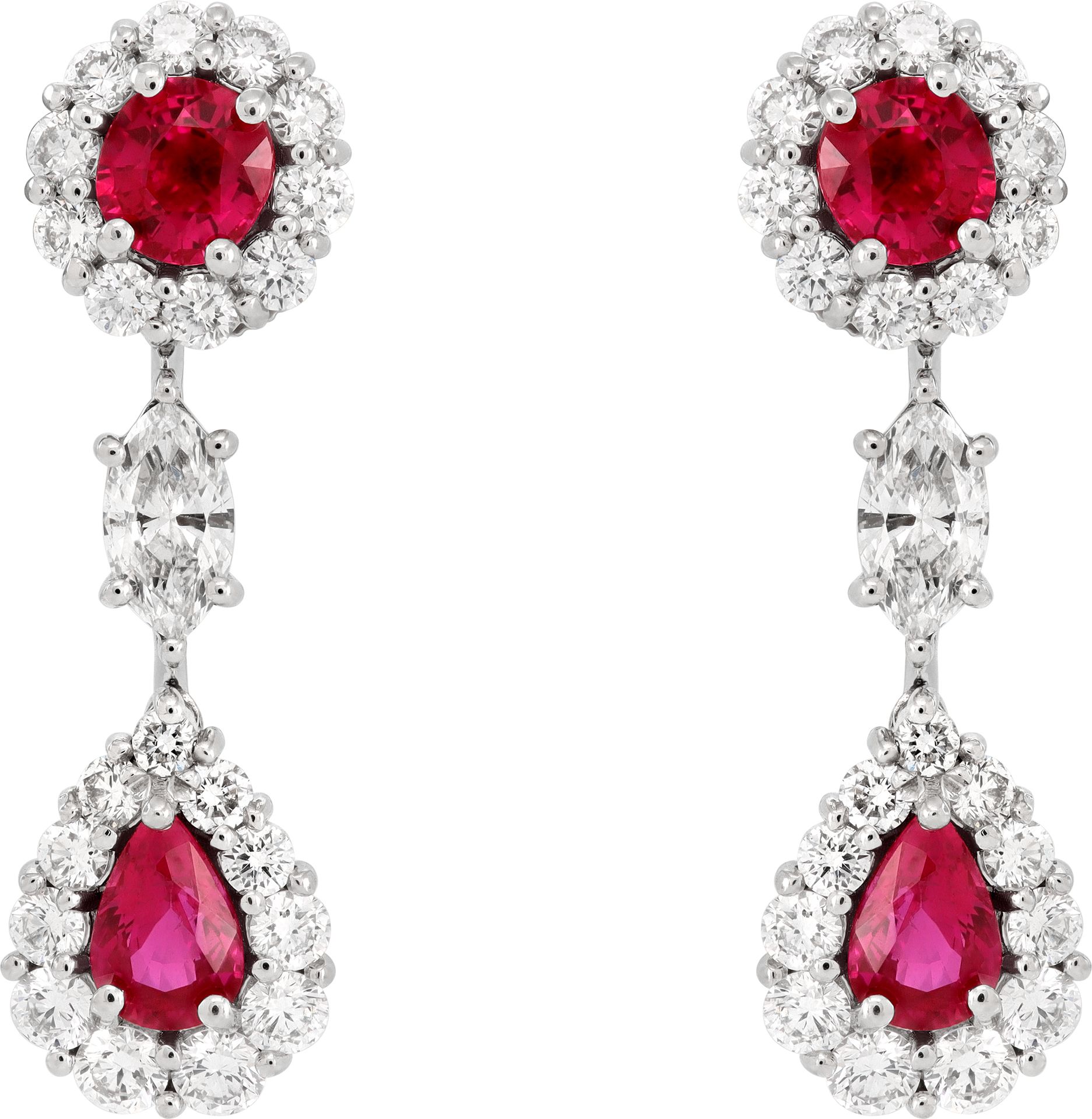 Certified ruby earrings store