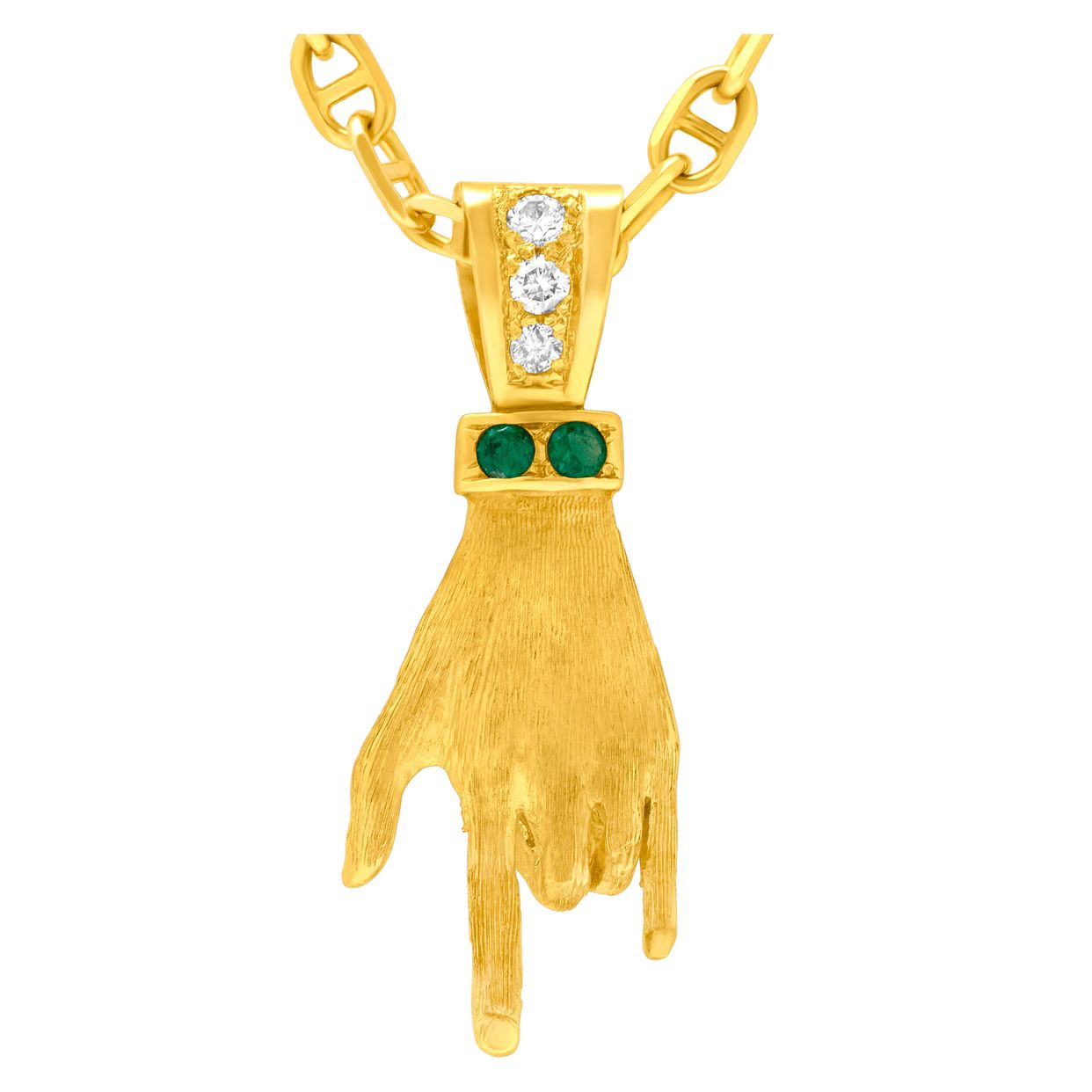 Good luck pendant chain in 14k | Gray & Sons Jewelers