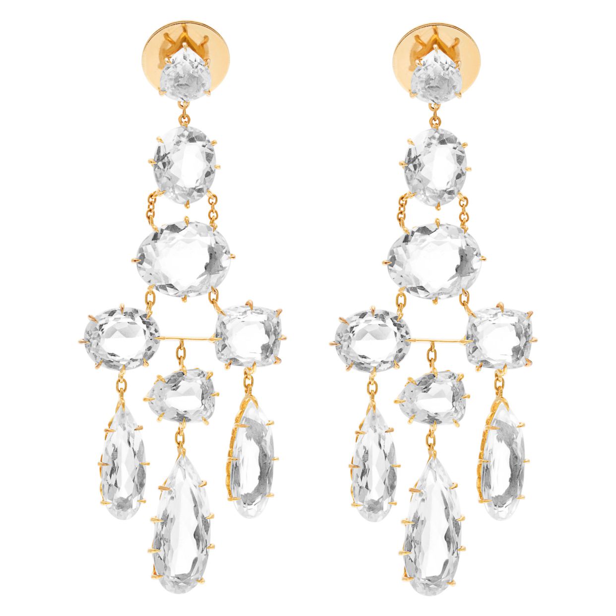 H. Stern white beryl earrings set in 18k | Gray & Sons Jewelers