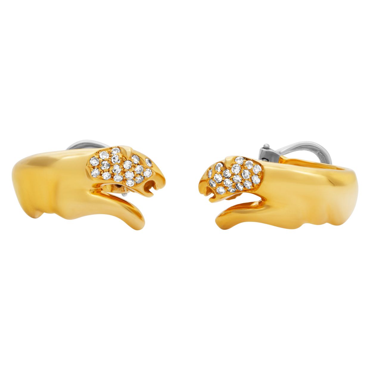H.Stern wild cats earrings in 18k | Gray & Sons Jewelers