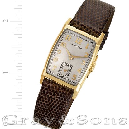 Pre-owned Hamilton Donald 14k 22mm Manual watch | Gray & Sons Jewelers