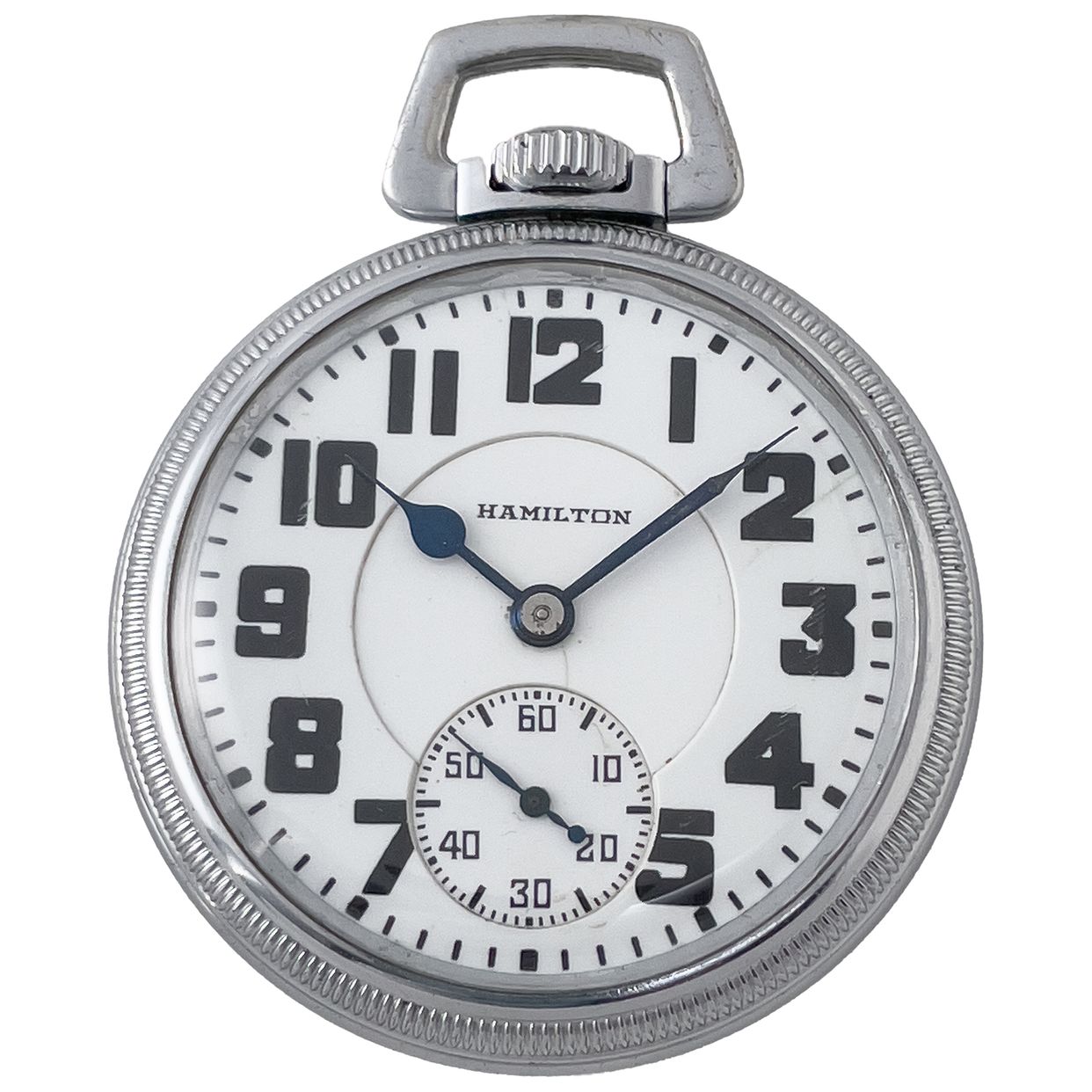 Used Hamilton Double Roller 992E nickel 50mm Manual watch
