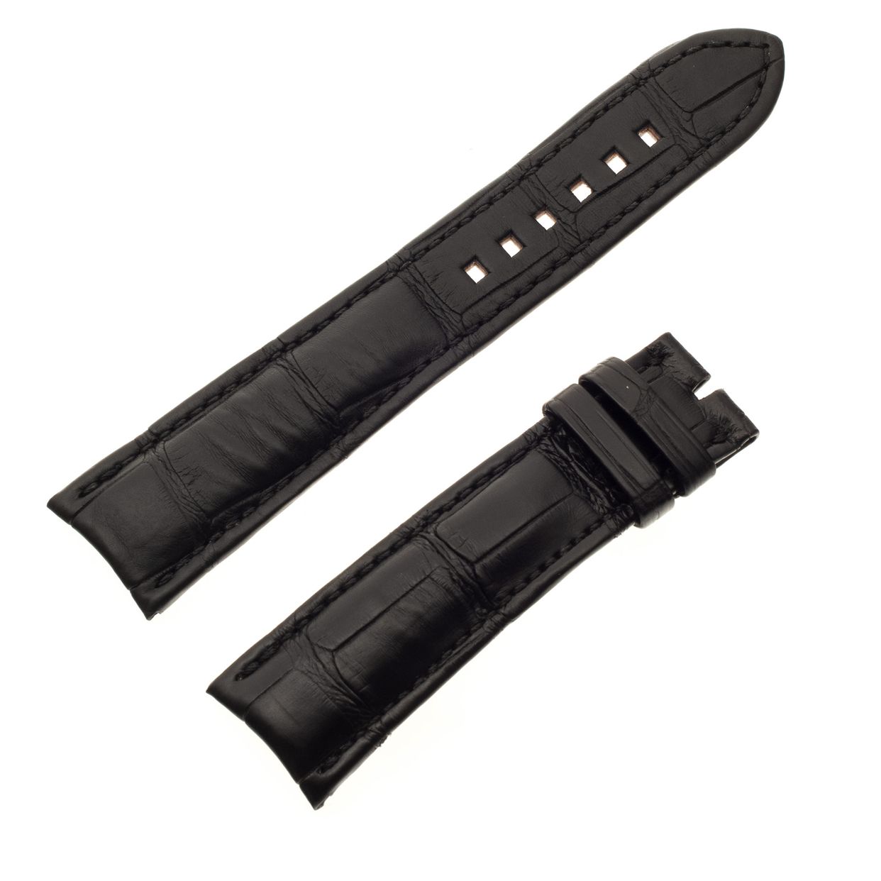 Harry Winston black alligator strap (21x18) N513387 | Gray & Sons