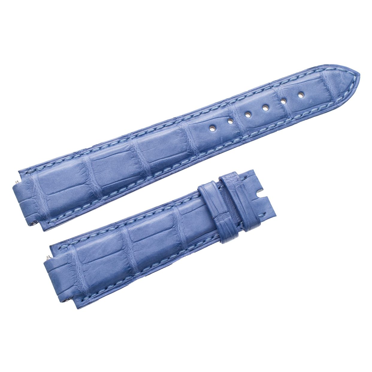Harry Winston blue alligator strap 12.5mm x 16mm | Gray & Sons