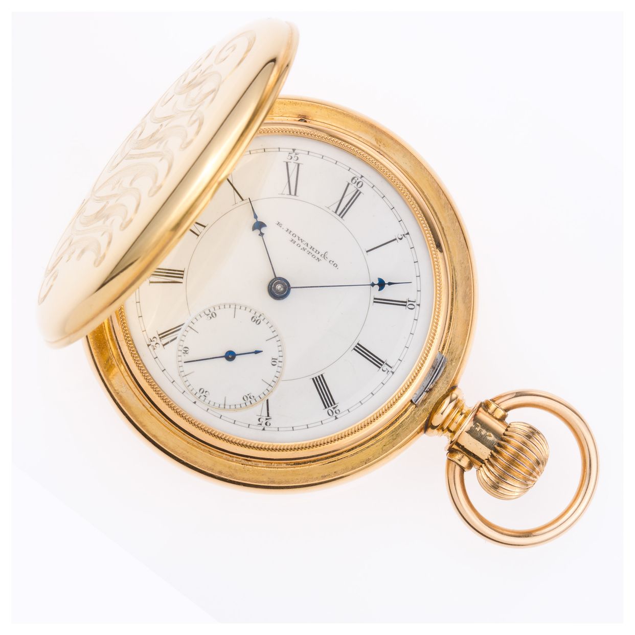 Preowned Howard pocket watch 18k 54mm Manual watch | Gray & Sons