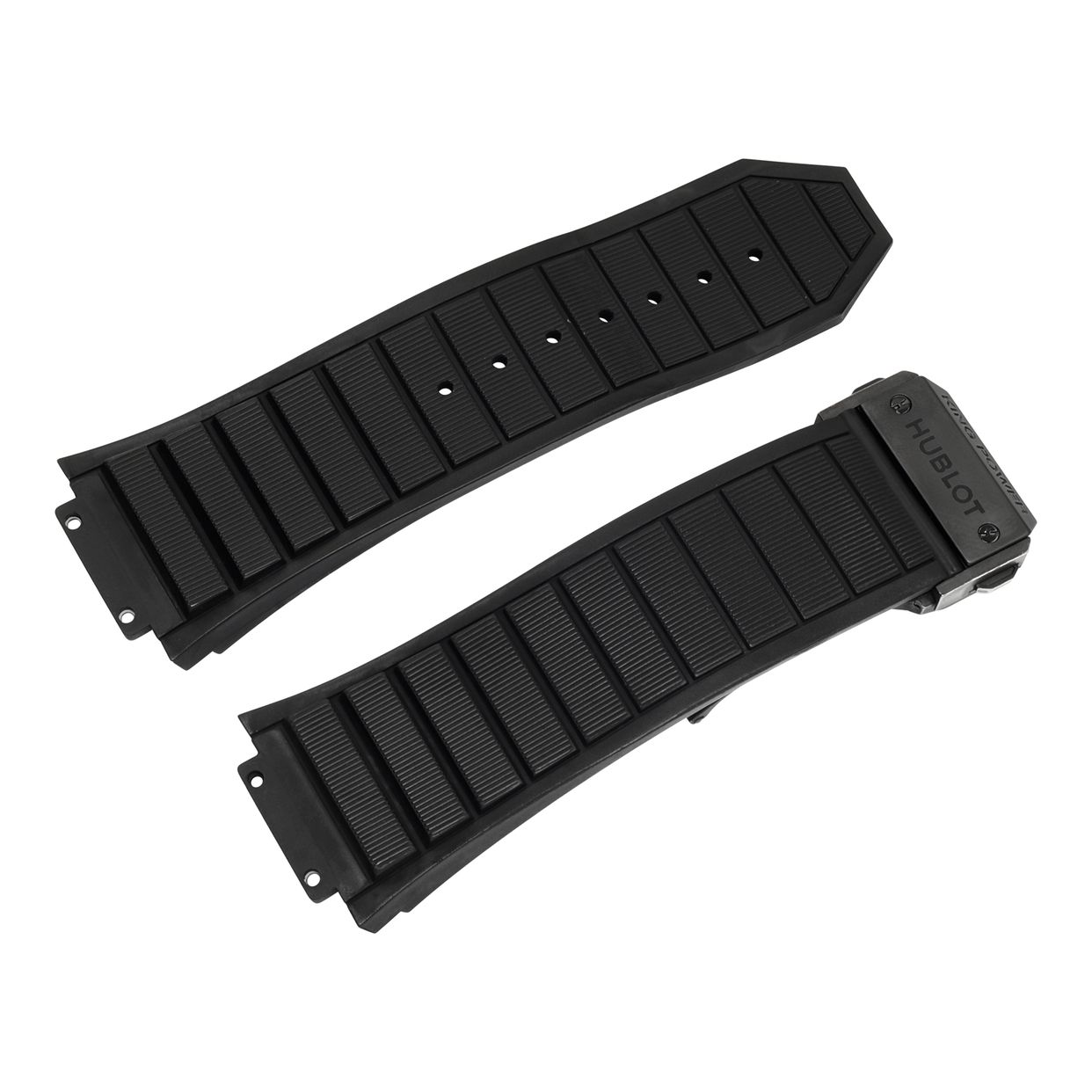Hublot rubber strap & deployant buckle for Hublot King Power