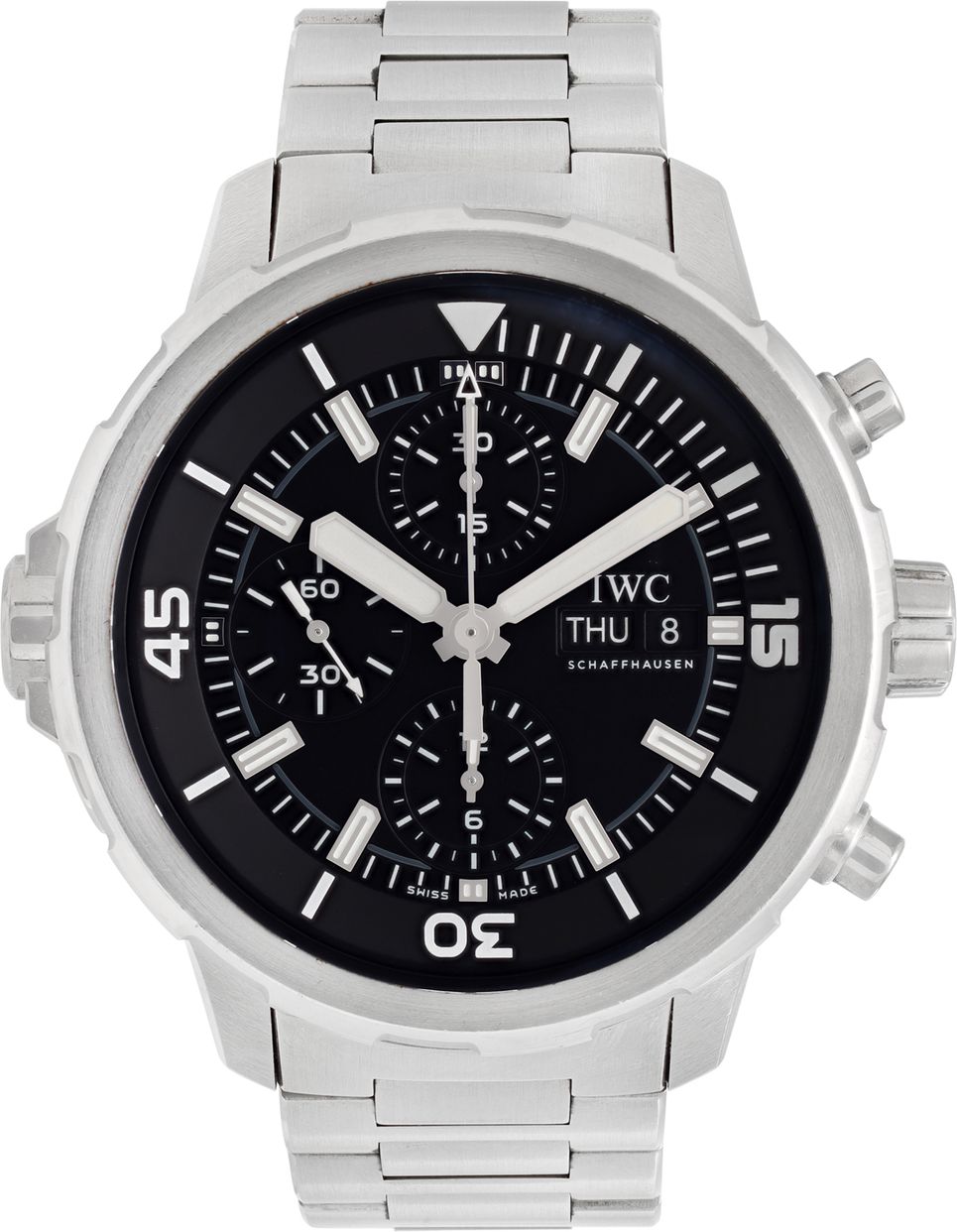 Pre-owned IWC Aquatimer iw376804 Stainless Steel 44mm auto