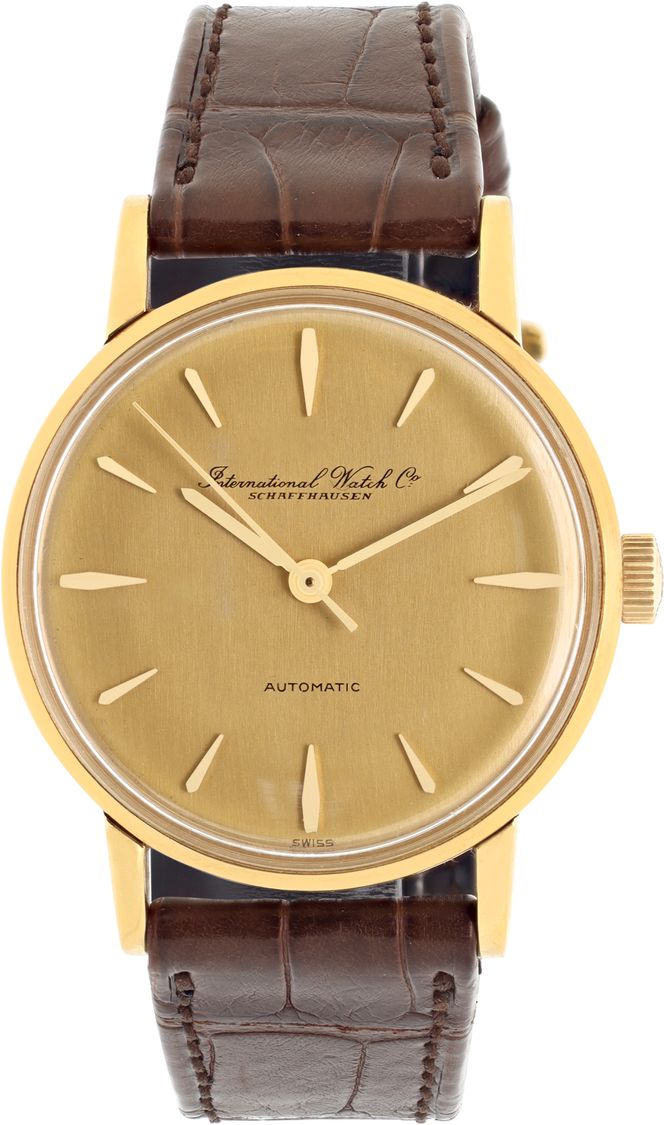 Pre-owned IWC Classic 18k Yellow Gold 34mm auto watch | Gray & Sons