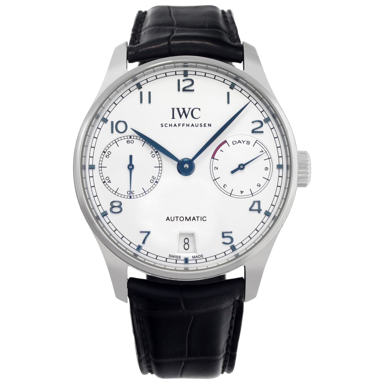 Used IWC Portuguese IW500705 stainless steel 42mm auto | Gray & Sons