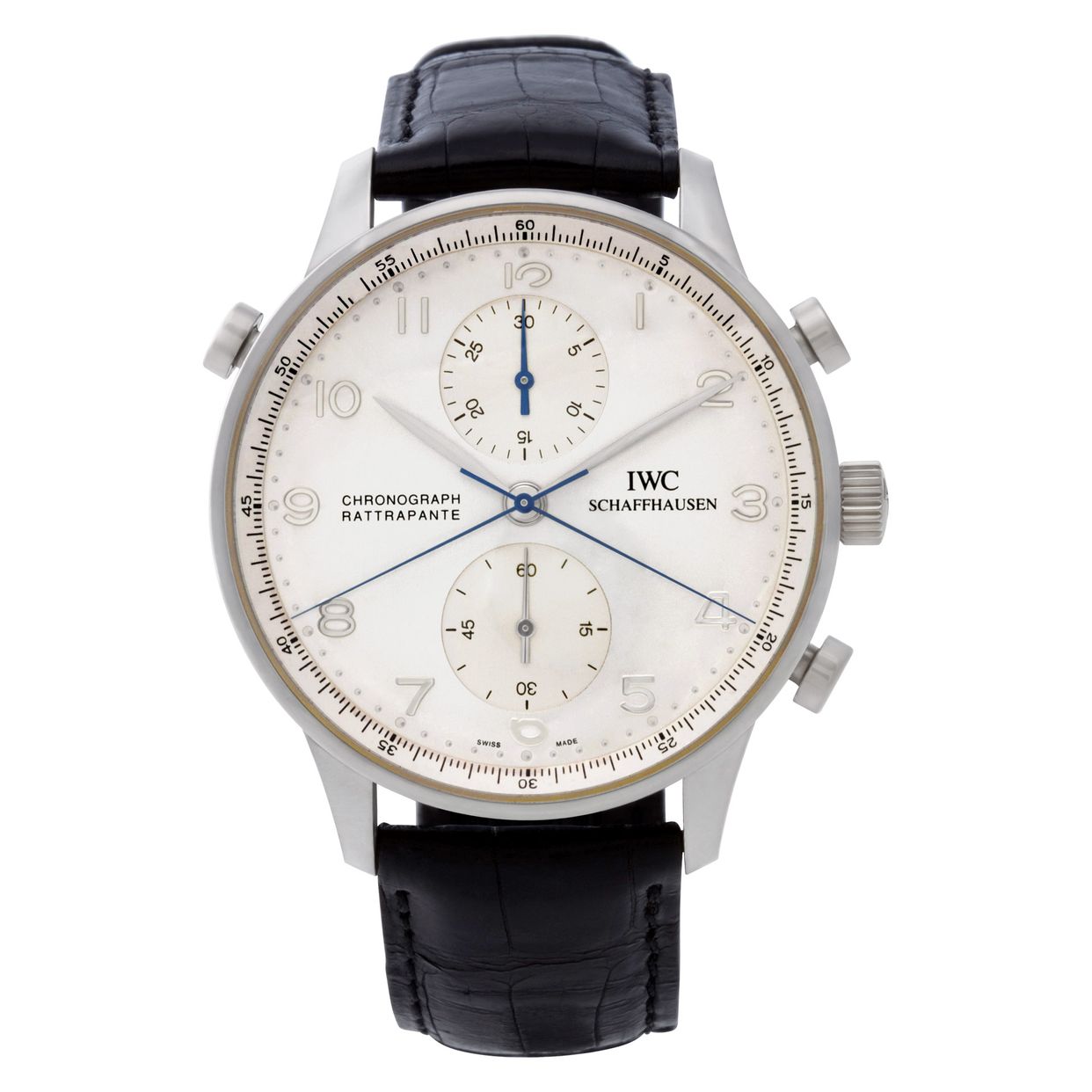 Preowned IWC Rattrapante IW371205 platinum 40mm Manual | Gray & Sons