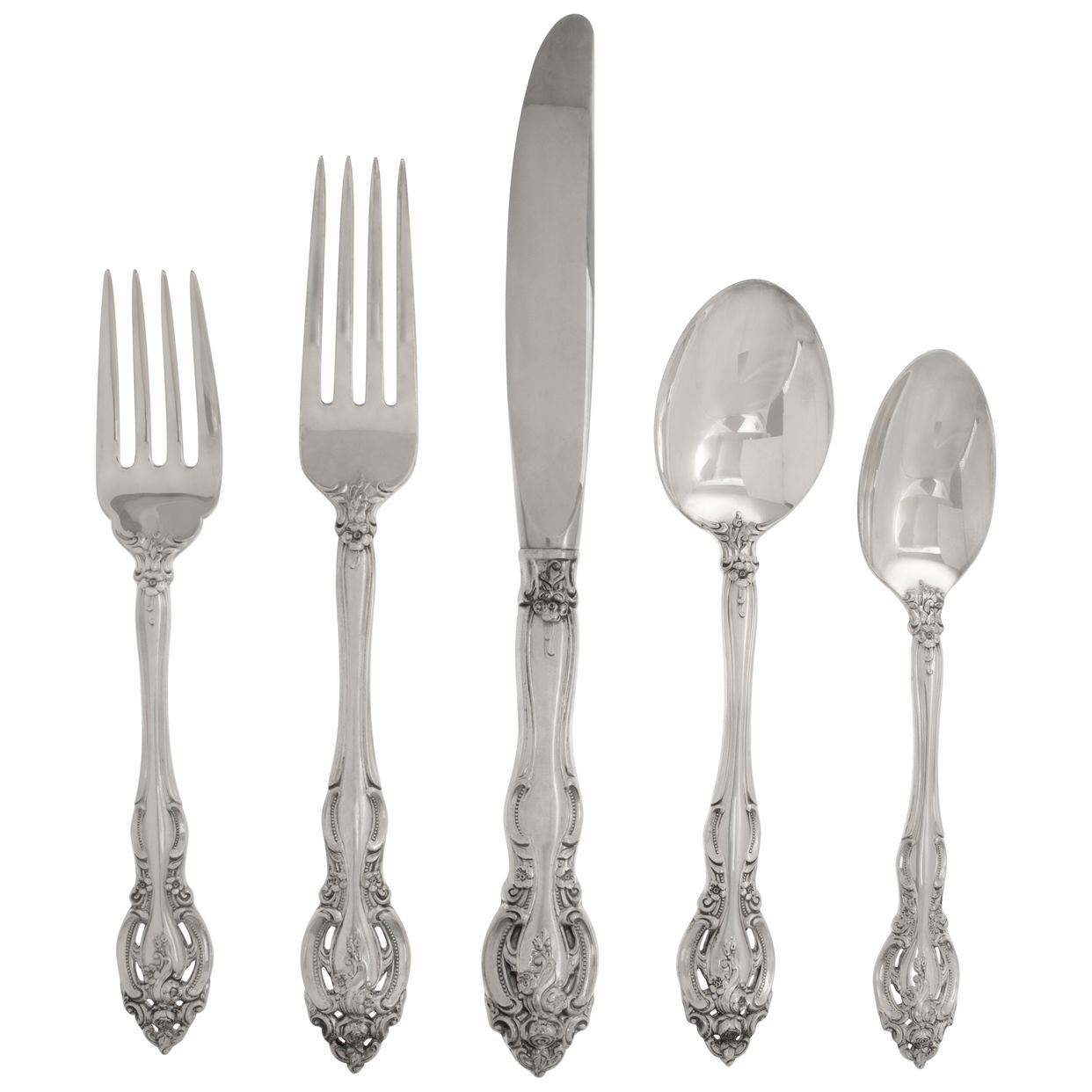 LA SCALA Gorham Sterling Silver flatware, patented in 1964.
