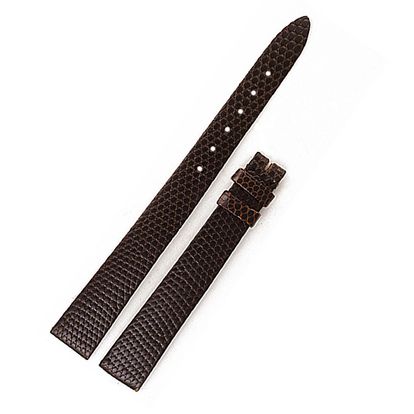 Ladies Rolex dark brown lizard strap (13x10) | Gray & Sons Jewelers
