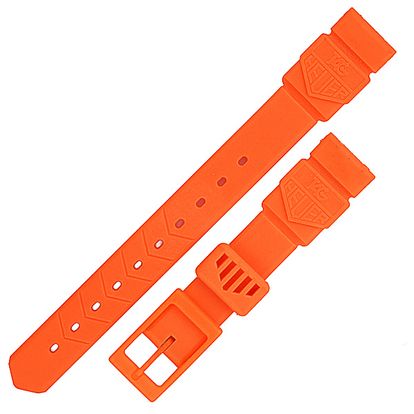 Ladies Tag Heuer orange rubber strap (15x12) | Gray & Sons Jewelers
