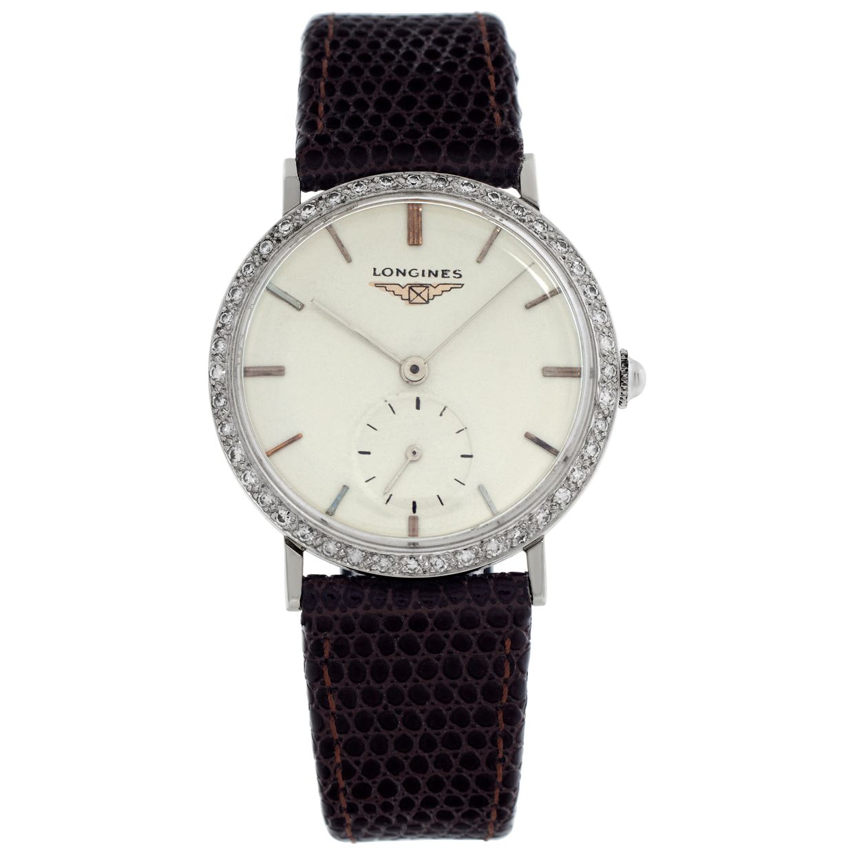 Pre-owned Longines Classic 18k White Gold White dial 32mm
