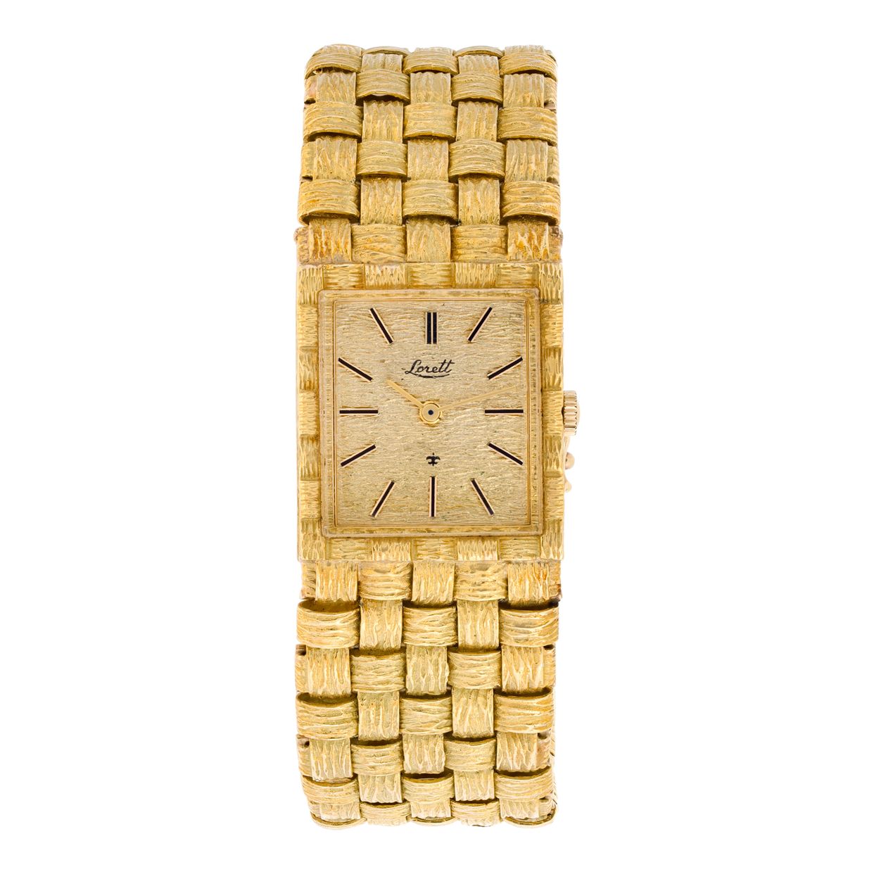 Pre-owned Lorett Classic 18k Gold dial 23.5mm Manual watch