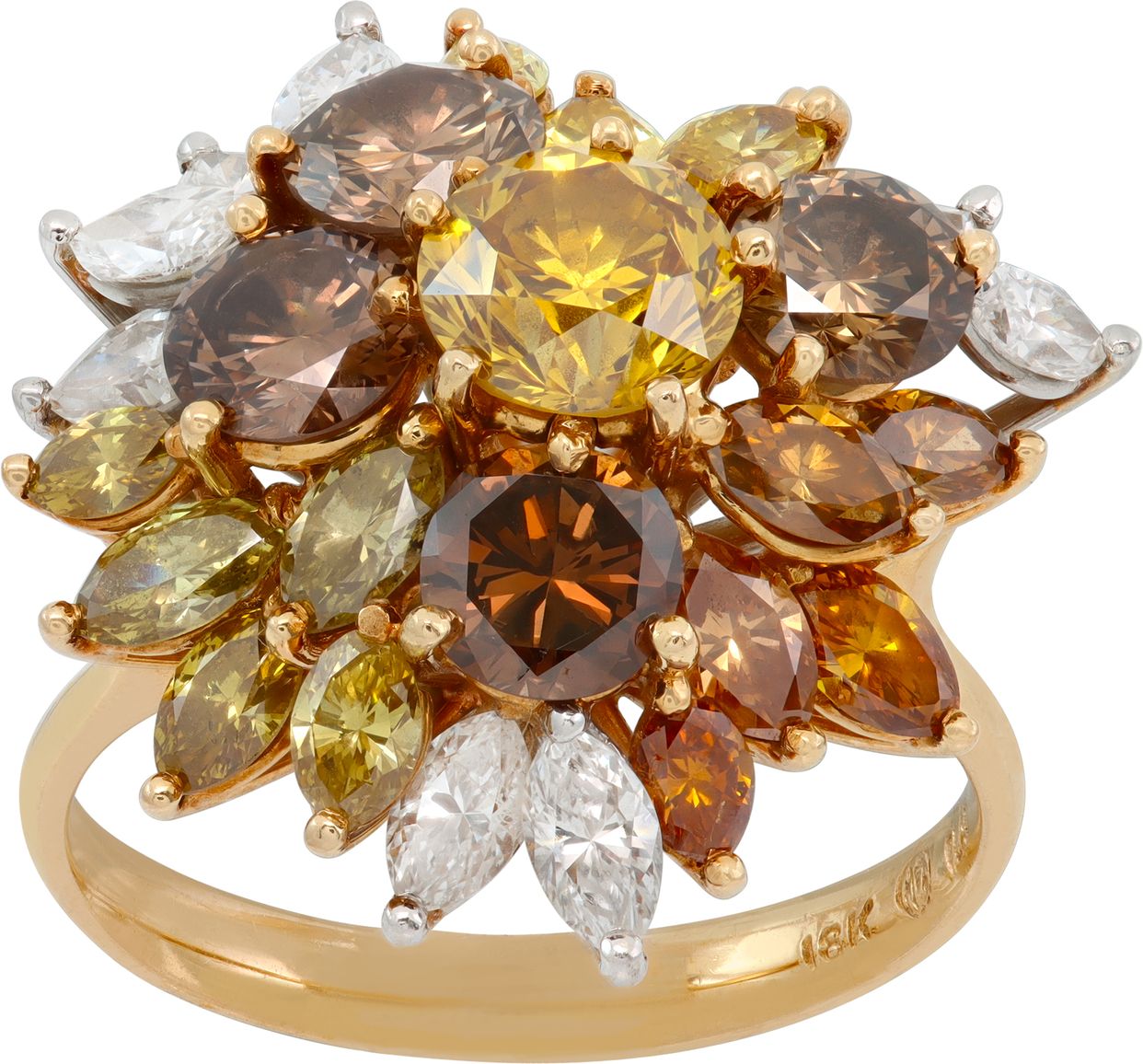 Multi color diamond ring | Gray & Sons Jewelers