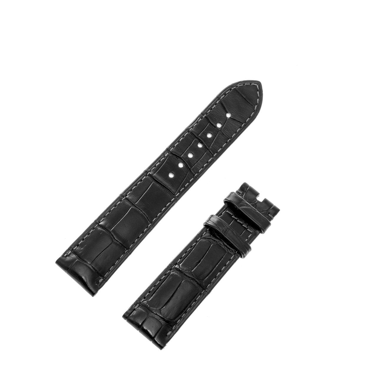Omega Black Alligator strap (20 x 18) | Gray & Sons Jewelers