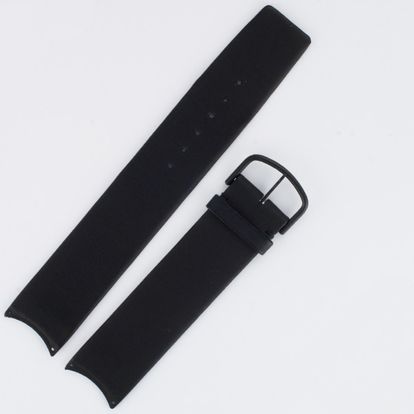 Omega black leather strap (20x20) | Gray & Sons Jewelers