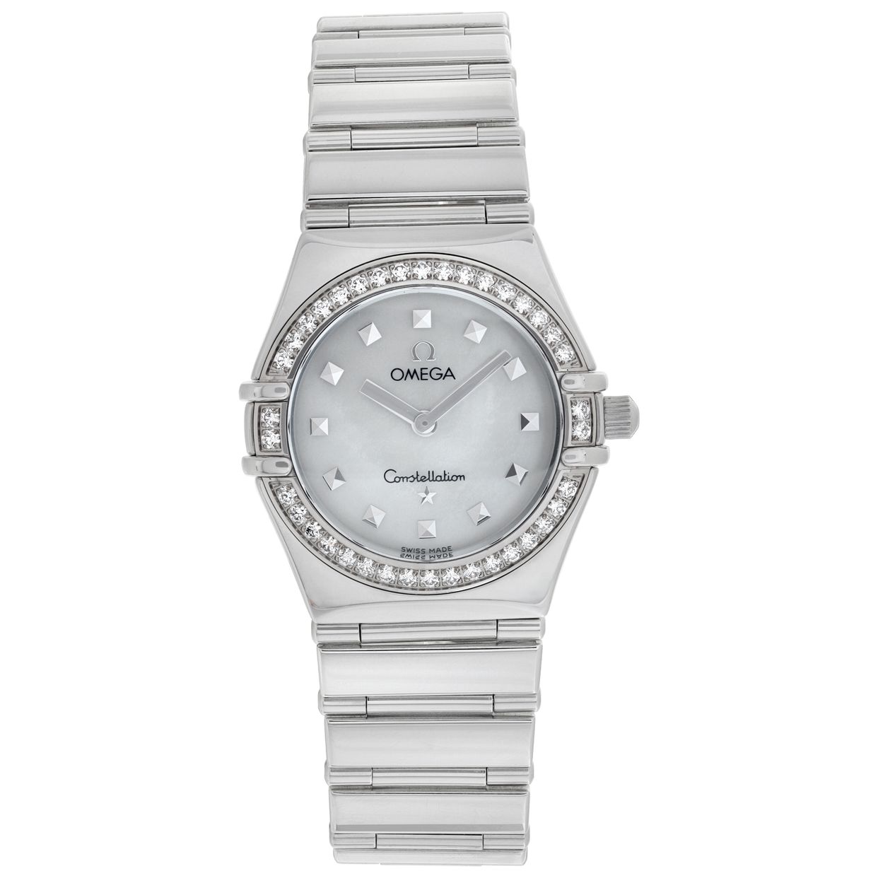 Used Omega Constellation 1475.71.00 stainless steel 25.5mm Q